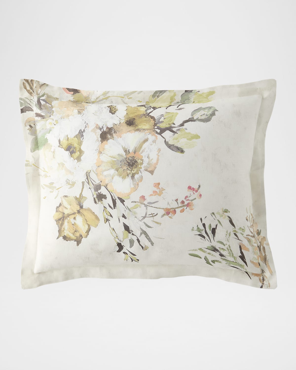 Designers Guild Fleur Blanche Platinum King Sham | Horchow