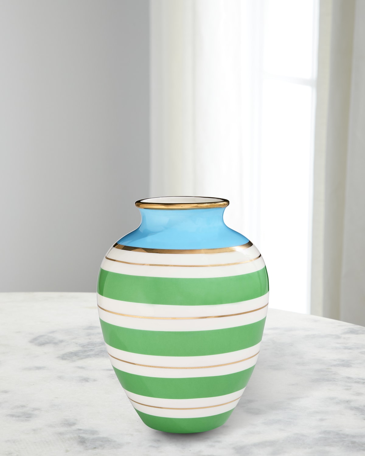 Jonathan Adler Portofino Cuff Vase - 9" | Horchow