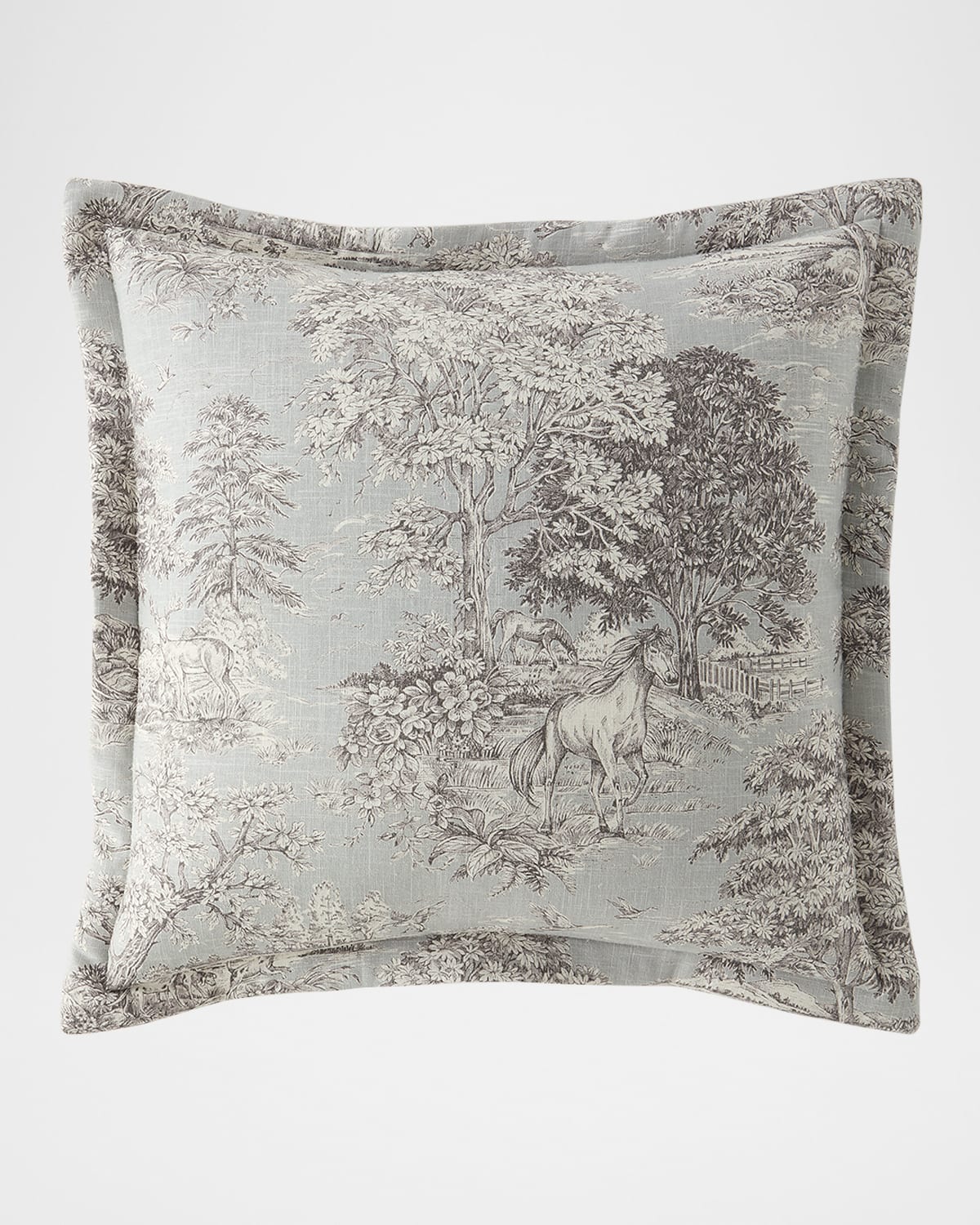 Sherry Kline Home Wisteria Double Flanged Reversible Euro Sham | Horchow