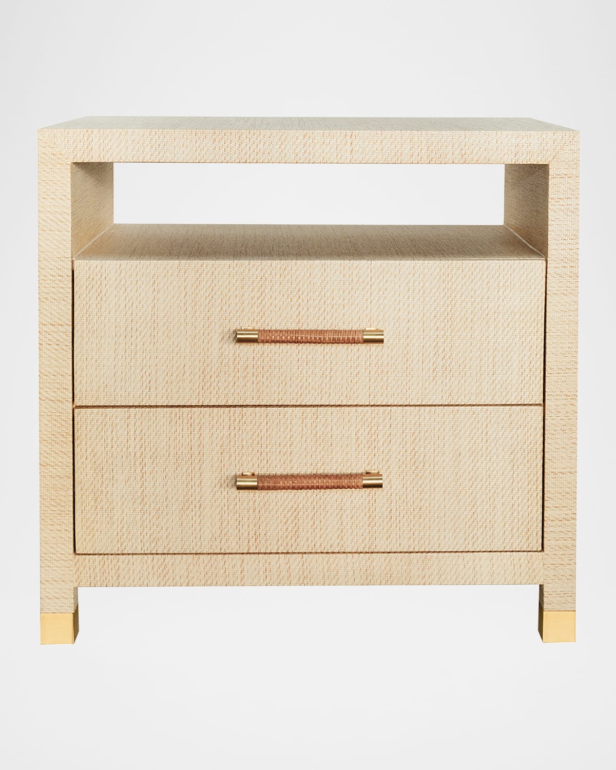 Worlds Away Calvin 3-Drawer Side Table | Horchow