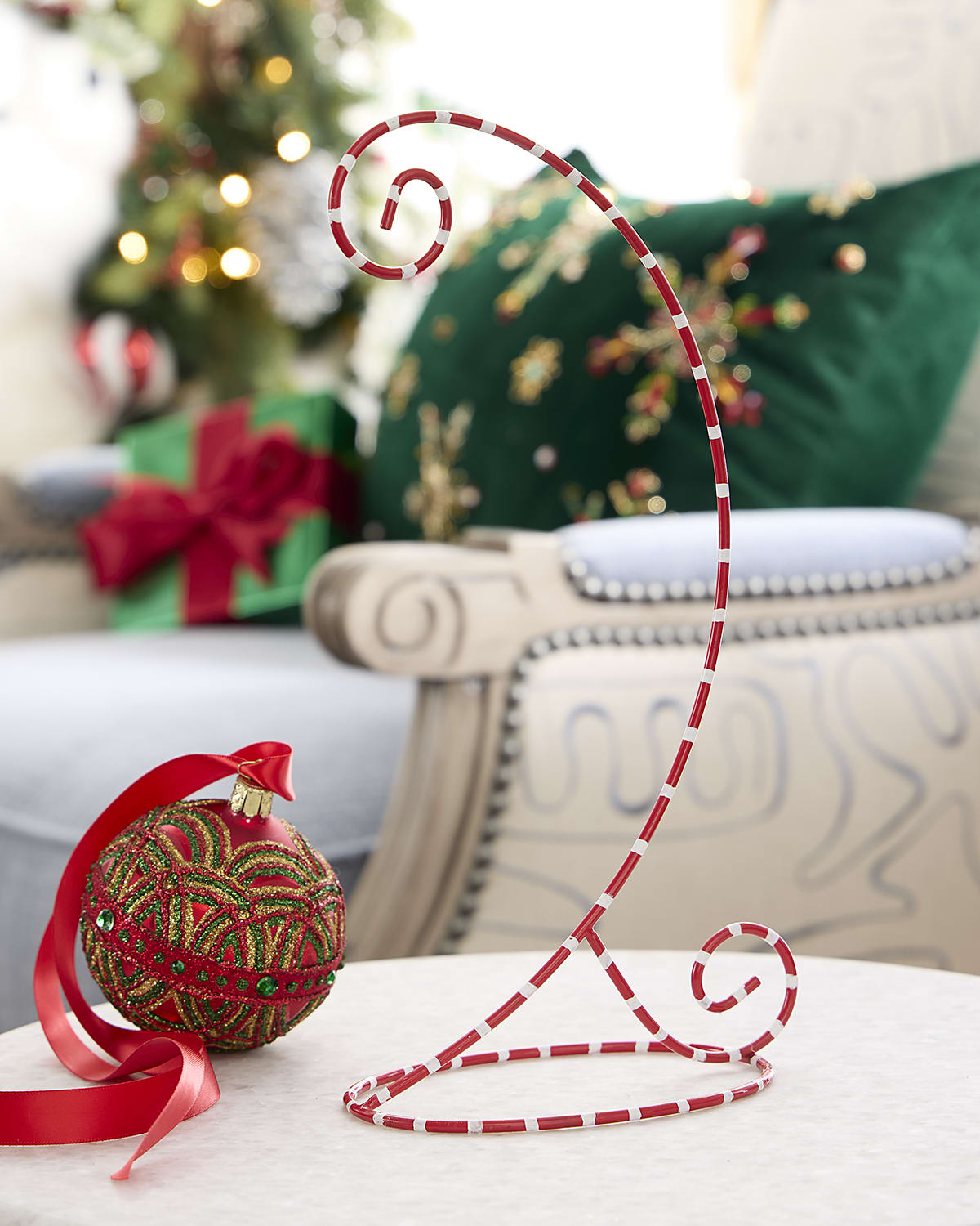 Coton Colors Large Ornament Stand, Gold | Horchow