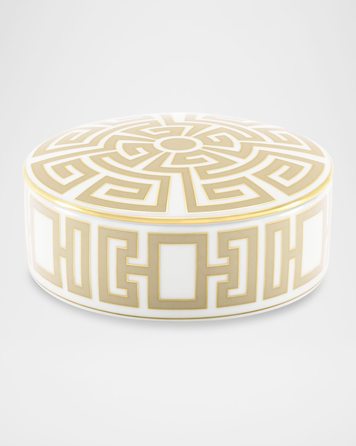 GINORI 1735 Labirinto Ebano Round Trinket Box | Horchow