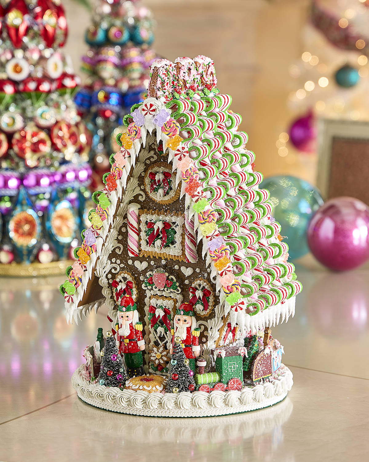 Sweet Savannah Medium Holiday Candy Tree, 18" | Horchow