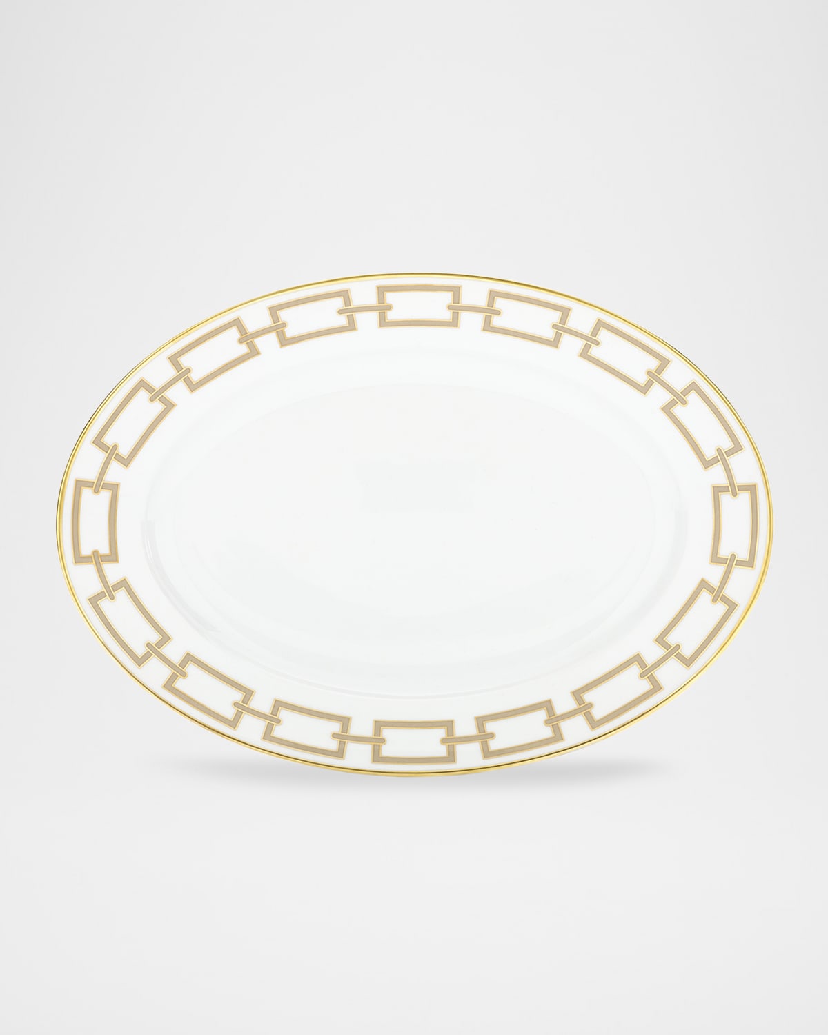 GINORI 1735 Labirinto Cachemire Oval Flat Platter | Horchow