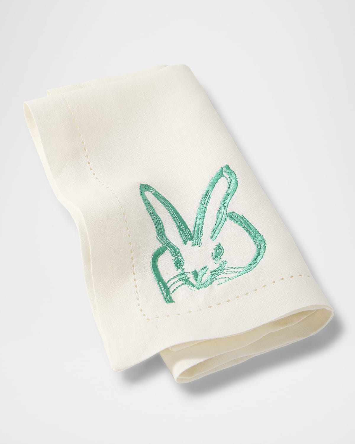 Hunt Slonem Wonderland Printed Linen Dinner Napkin, 20" Square | Horchow