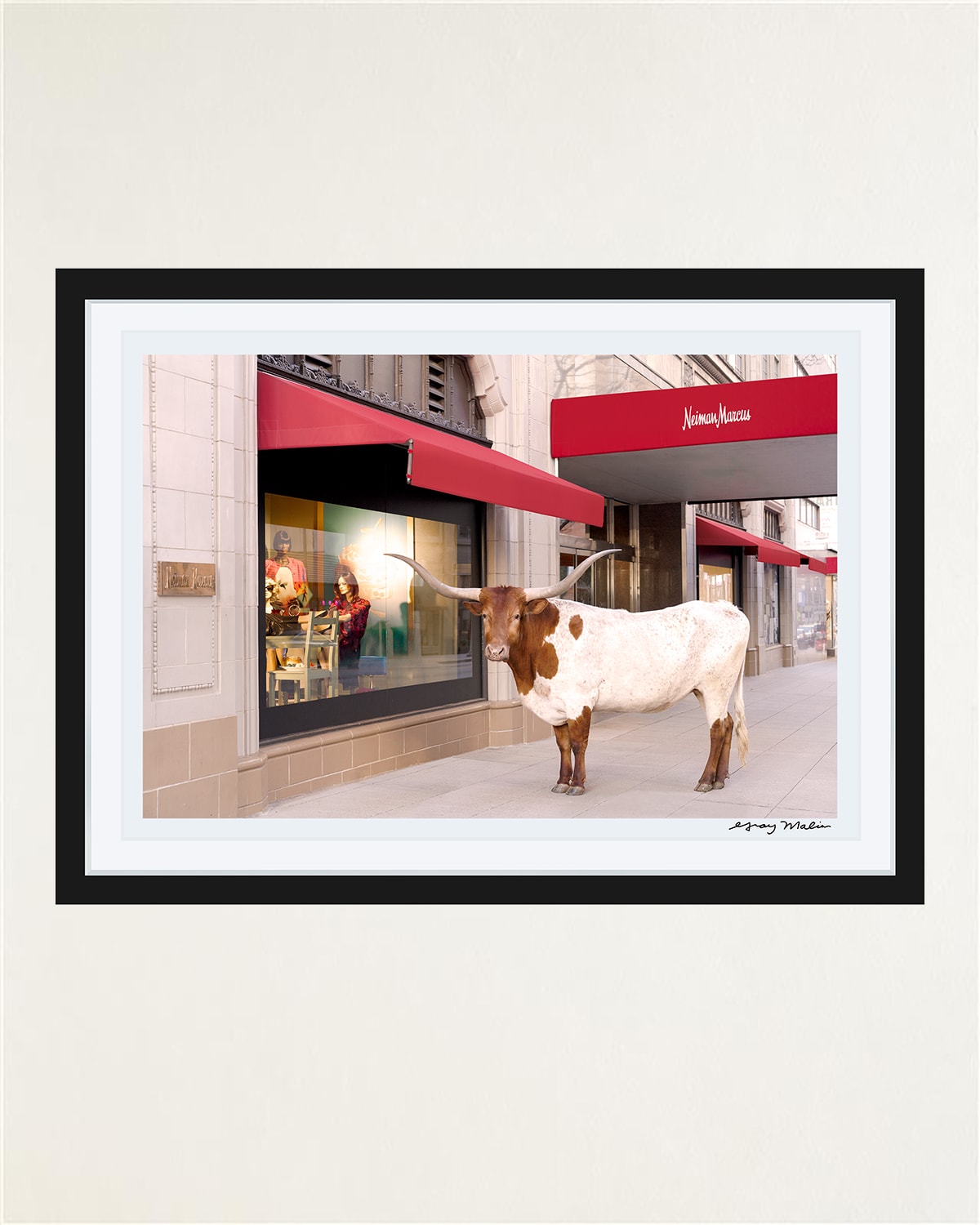 Gray Malin "The Longhorns, Neiman Marcus, Downtown Dallas" Framed Fine ...