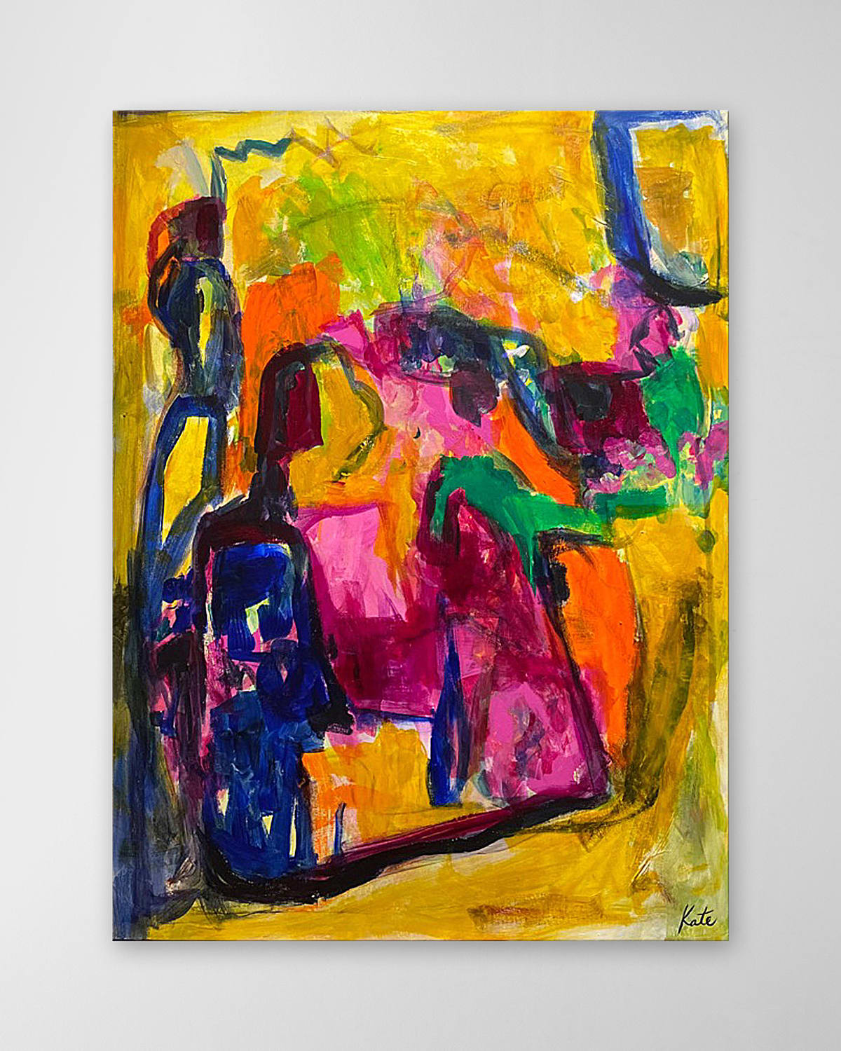 RFA Fine Art "Red Violet" Hand-Embellished Giclee by Richard Kattman ...