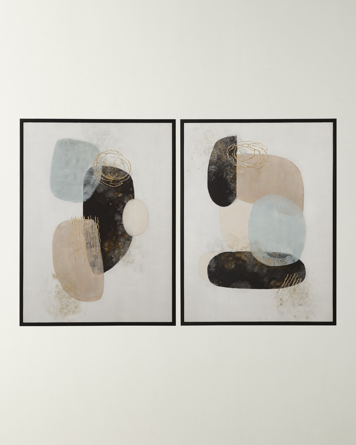 Katherine Noble by BMC Connected Frame Canvas Painting, Set of 2 | Horchow