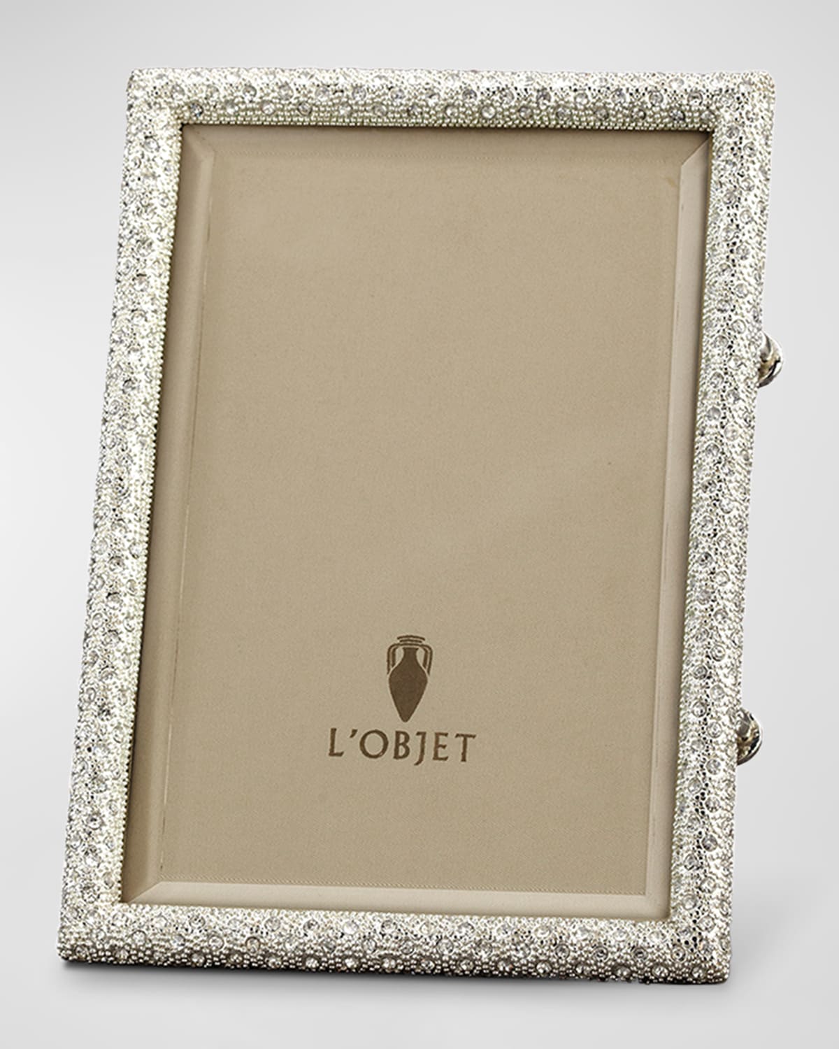 L'Objet Platinum Braid 5" x 7" Picture Frame | Horchow