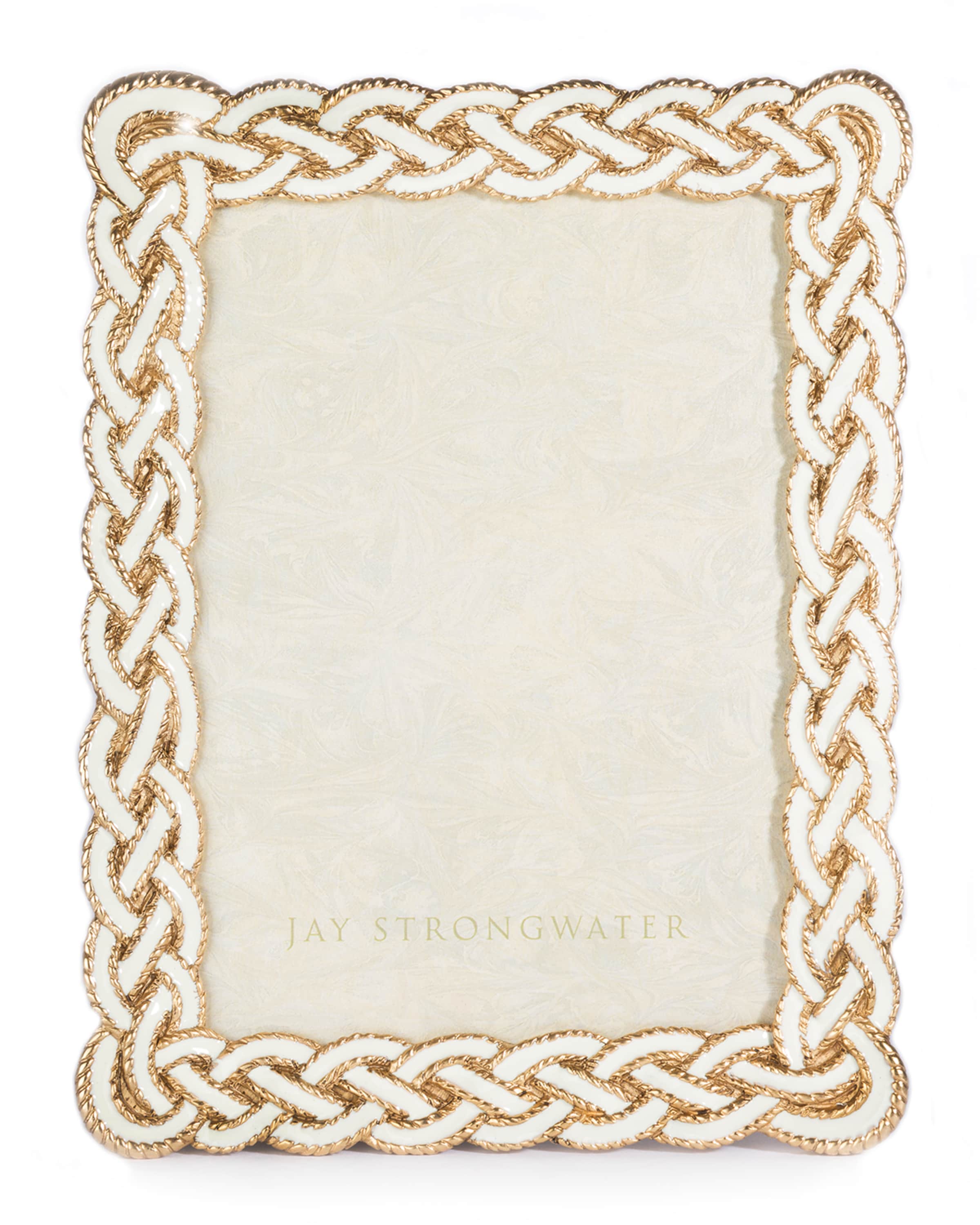 Jay Strongwater Cream Braided Frames & Matching Items | Horchow