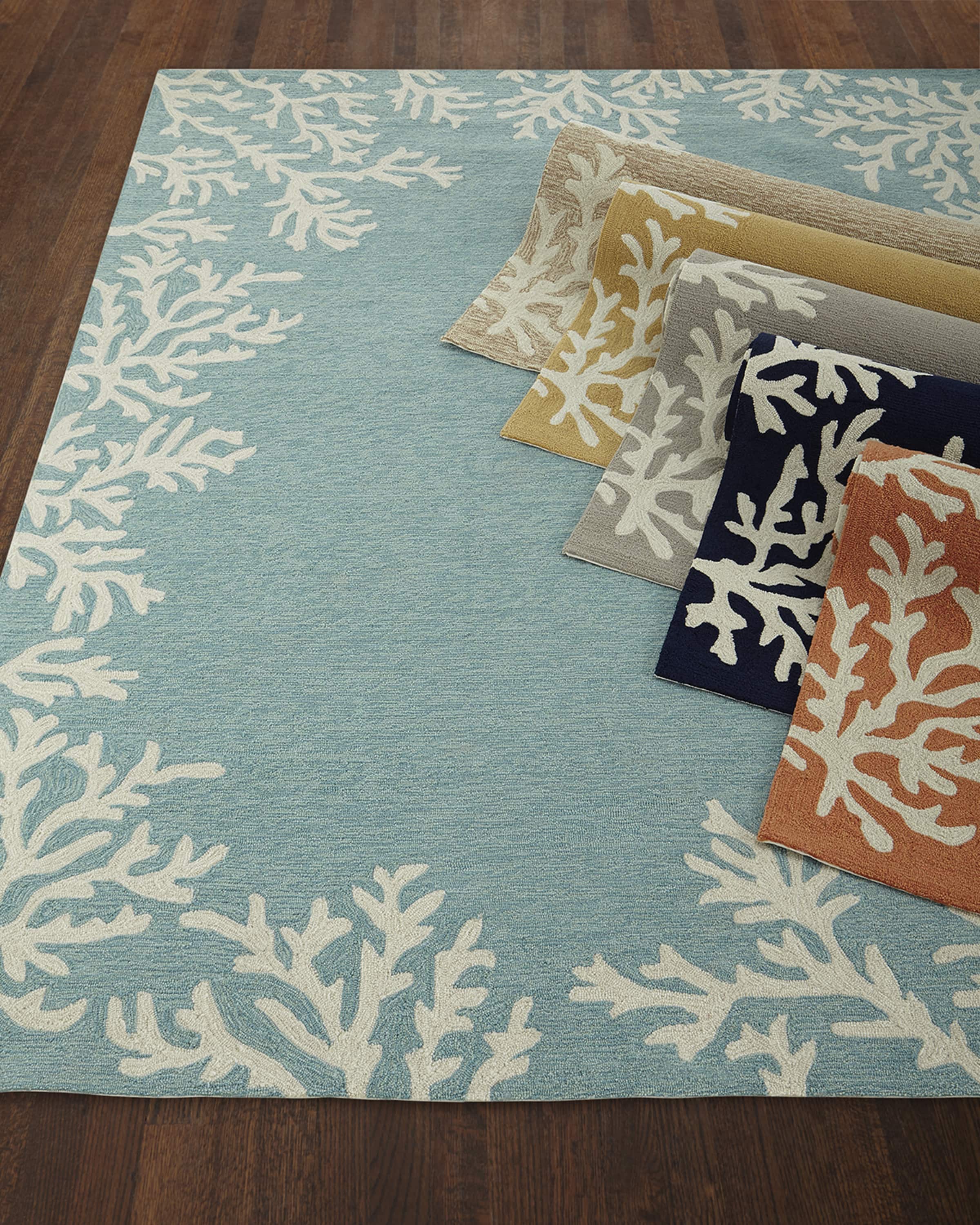 Coral Reef Indoor/Outdoor Rug & Matching Items | Horchow