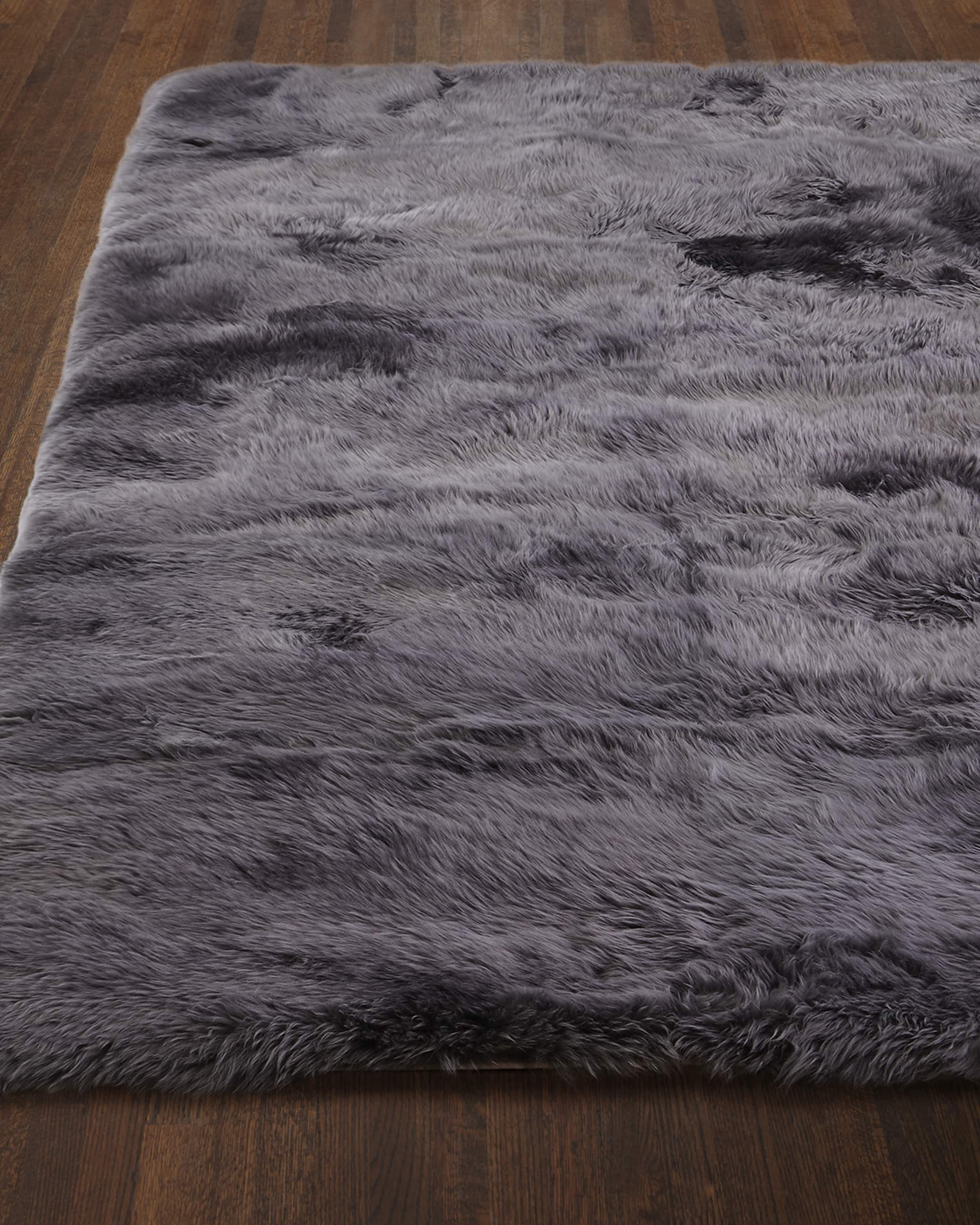 Exquisite Rugs Effie Sheepskin Rug, 8' x 11' and Matching Items ...