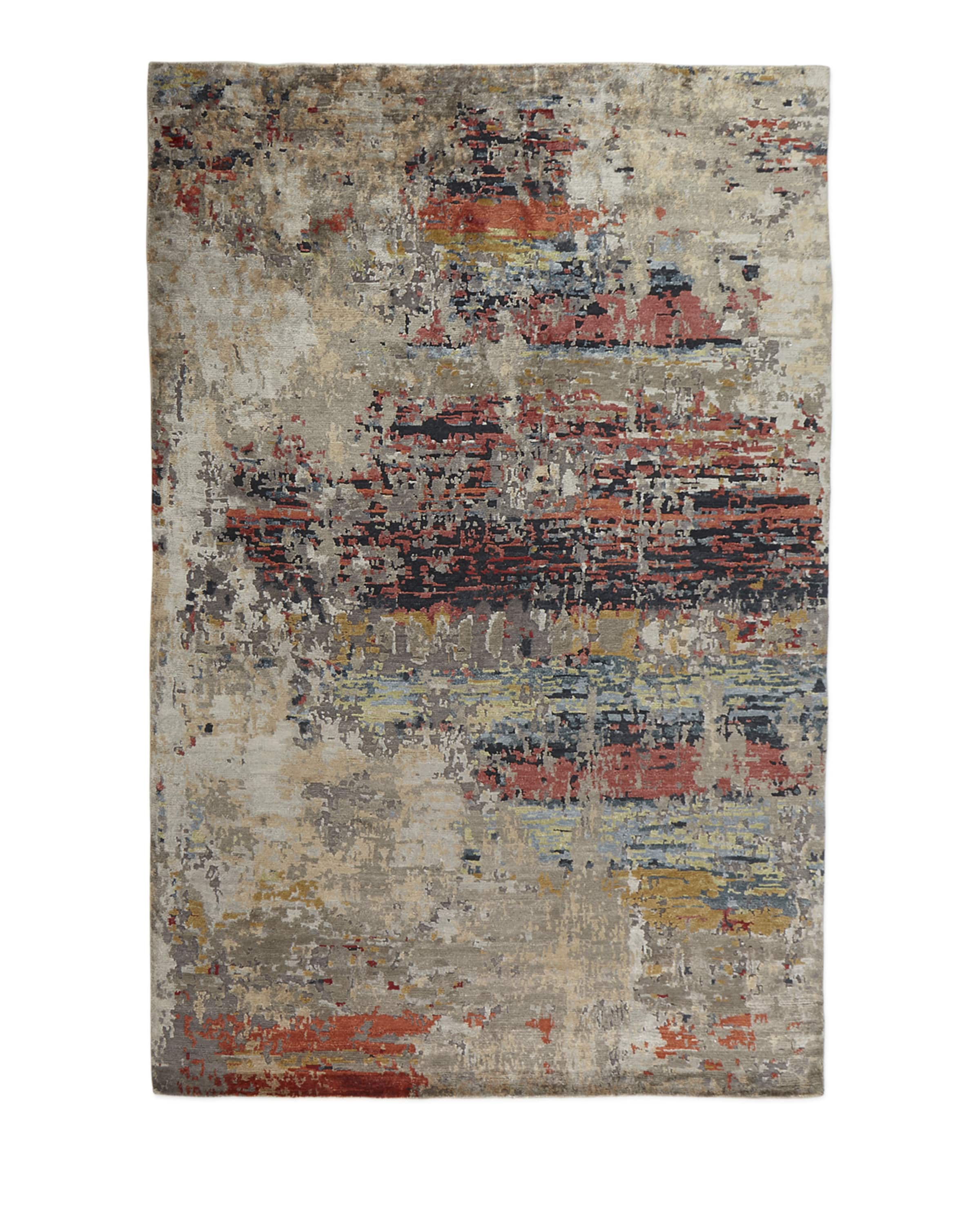 Josie Natori Lhasa Sunset Hand-Knotted Rug & Matching Items | Horchow