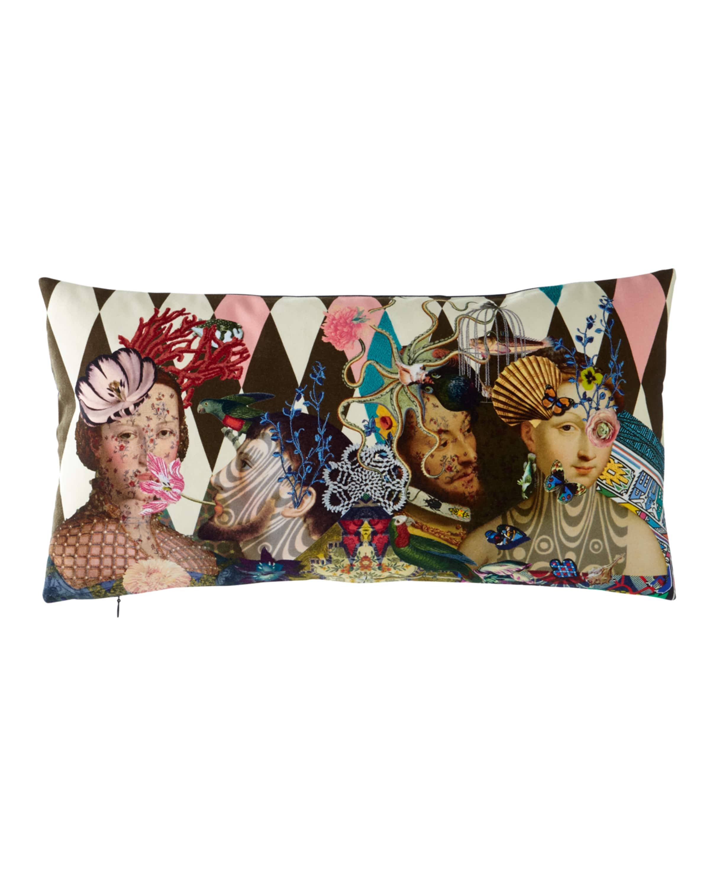 Christian Lacroix Mystere Arlequin Pillow, 24"Sq. and Matching Items ...