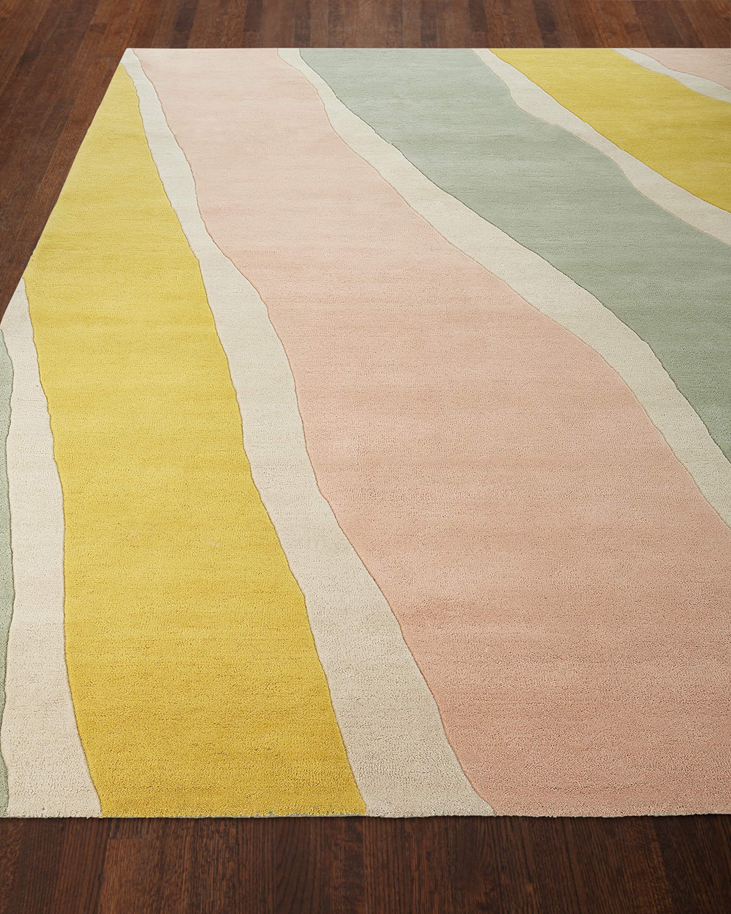 Ocean Waves Hand-Tufted Rug & Matching Items | Horchow