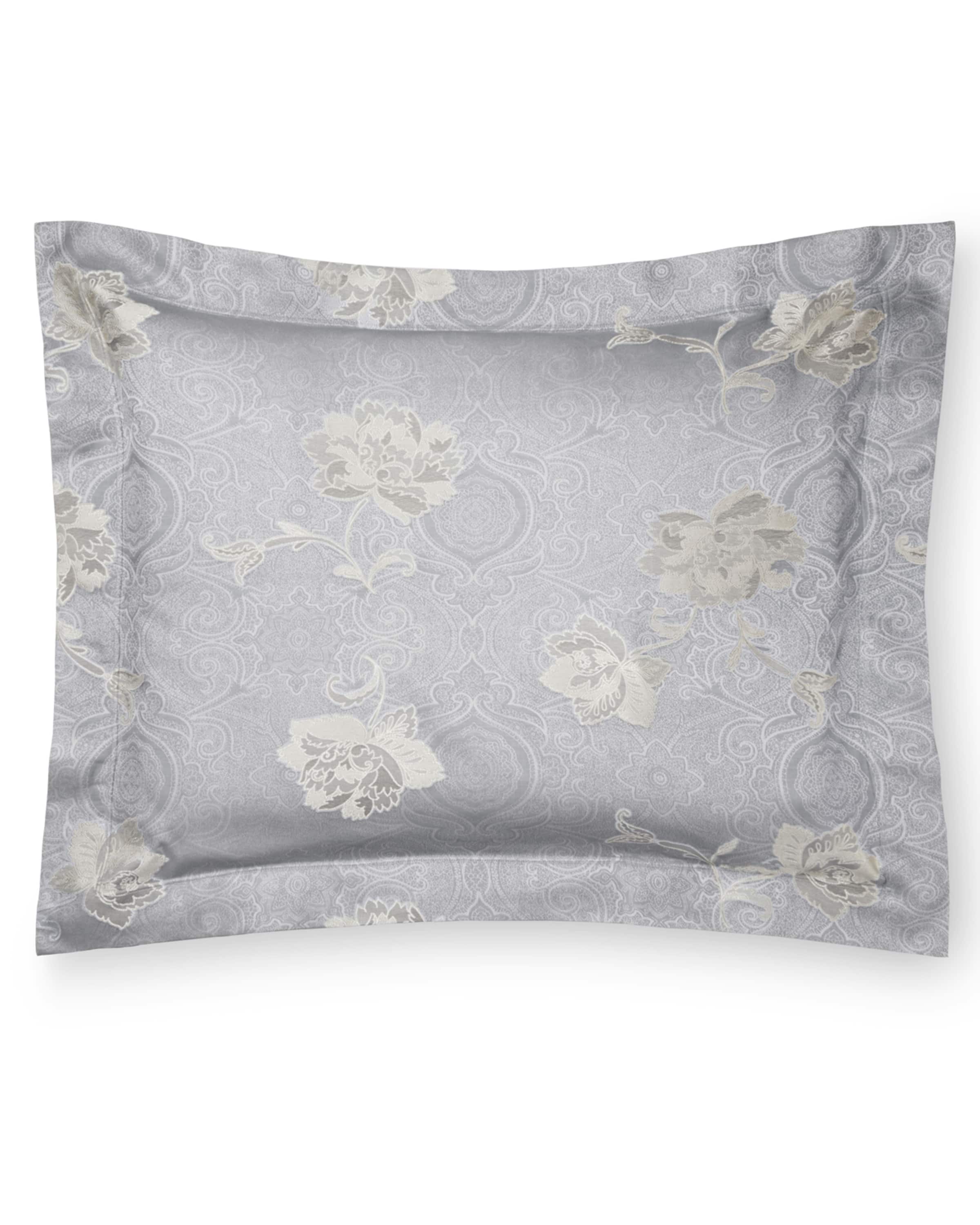 Sferra Floral Bloom Jacquard Full/Queen Duvet Cover and Matching Items ...