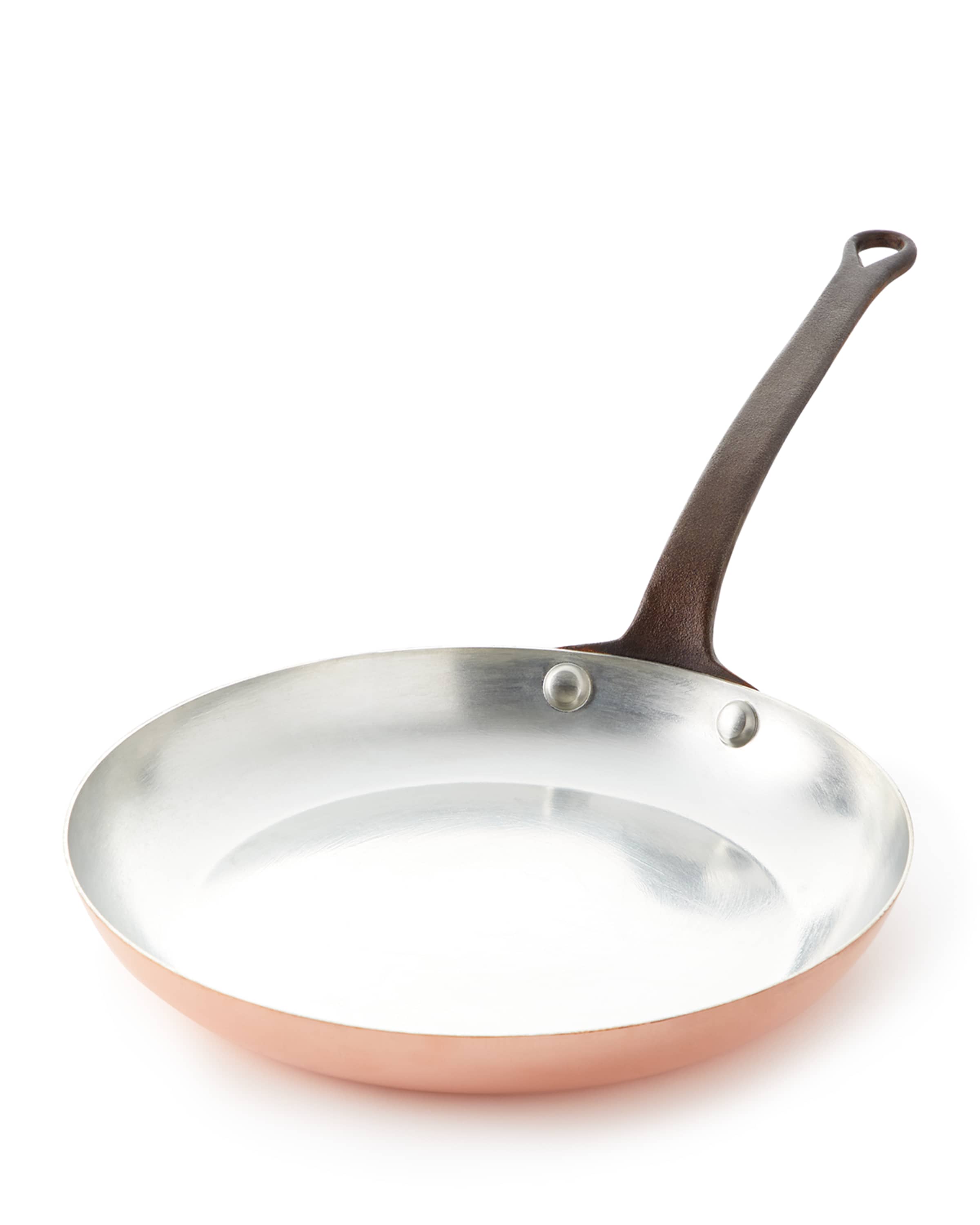 Duparquet Copper Cookware Solid Copper Fry Pan with Tin Lining and ...