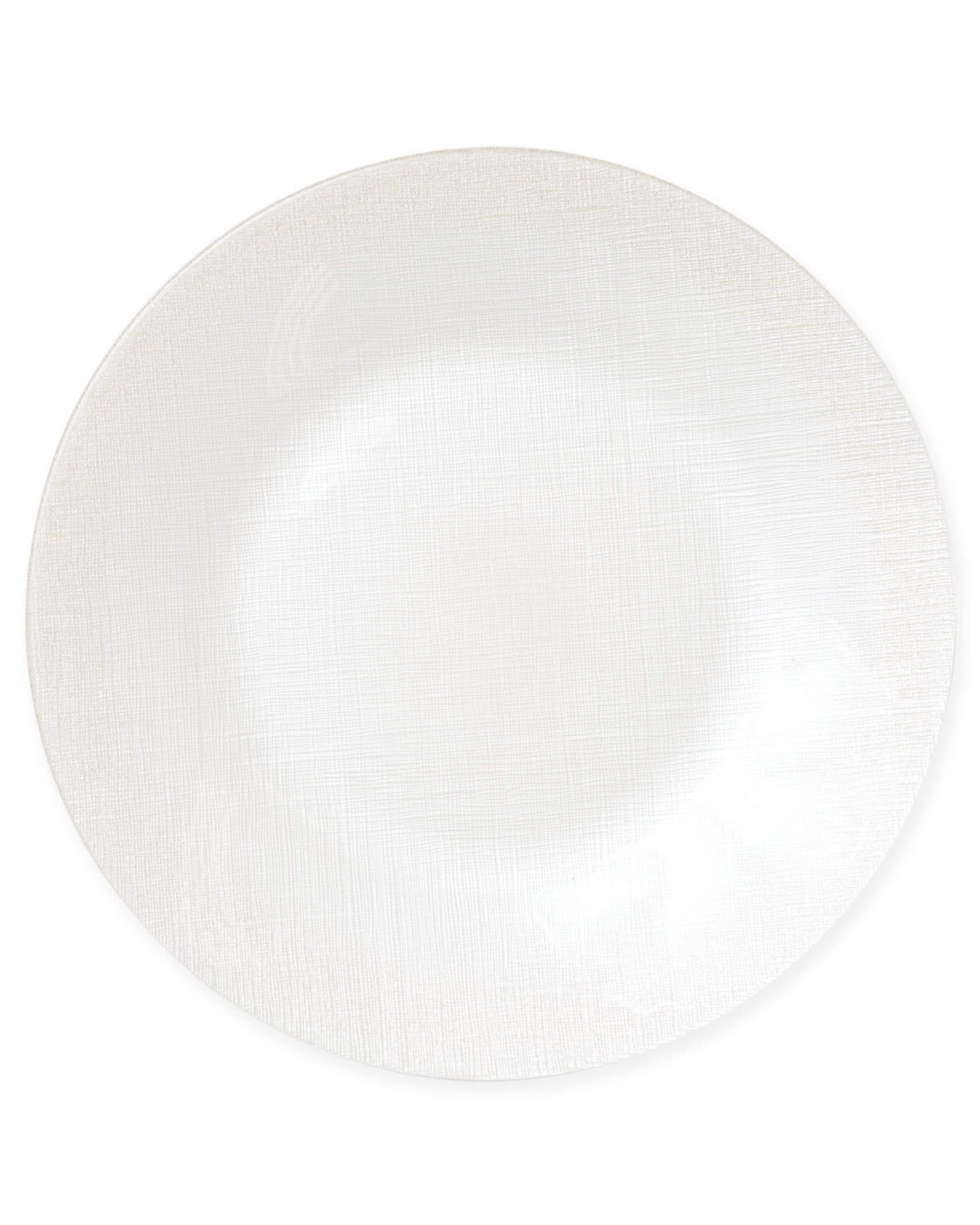 Vietri Glitter Glass Service Plate, Linen and Matching Items & Matching ...