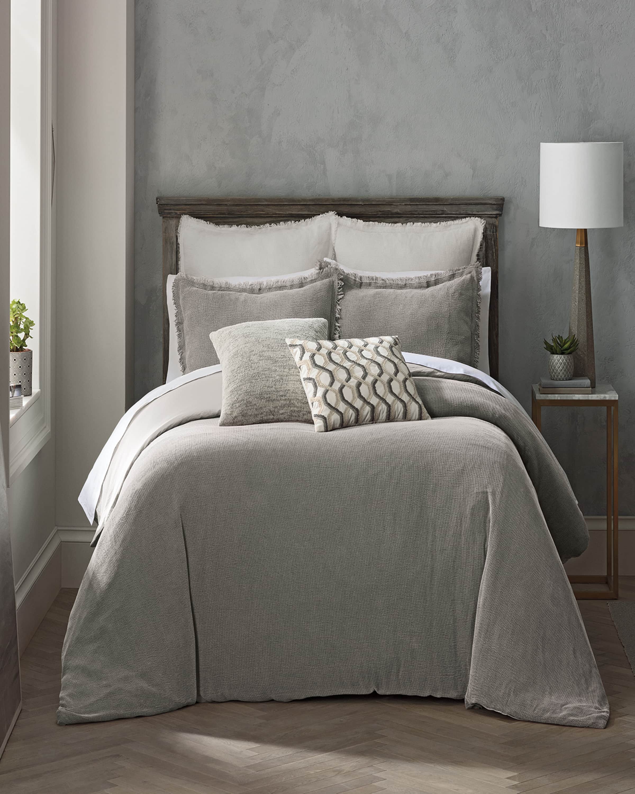 Highline Reese Washed Chenille European Sham and Matching Items ...