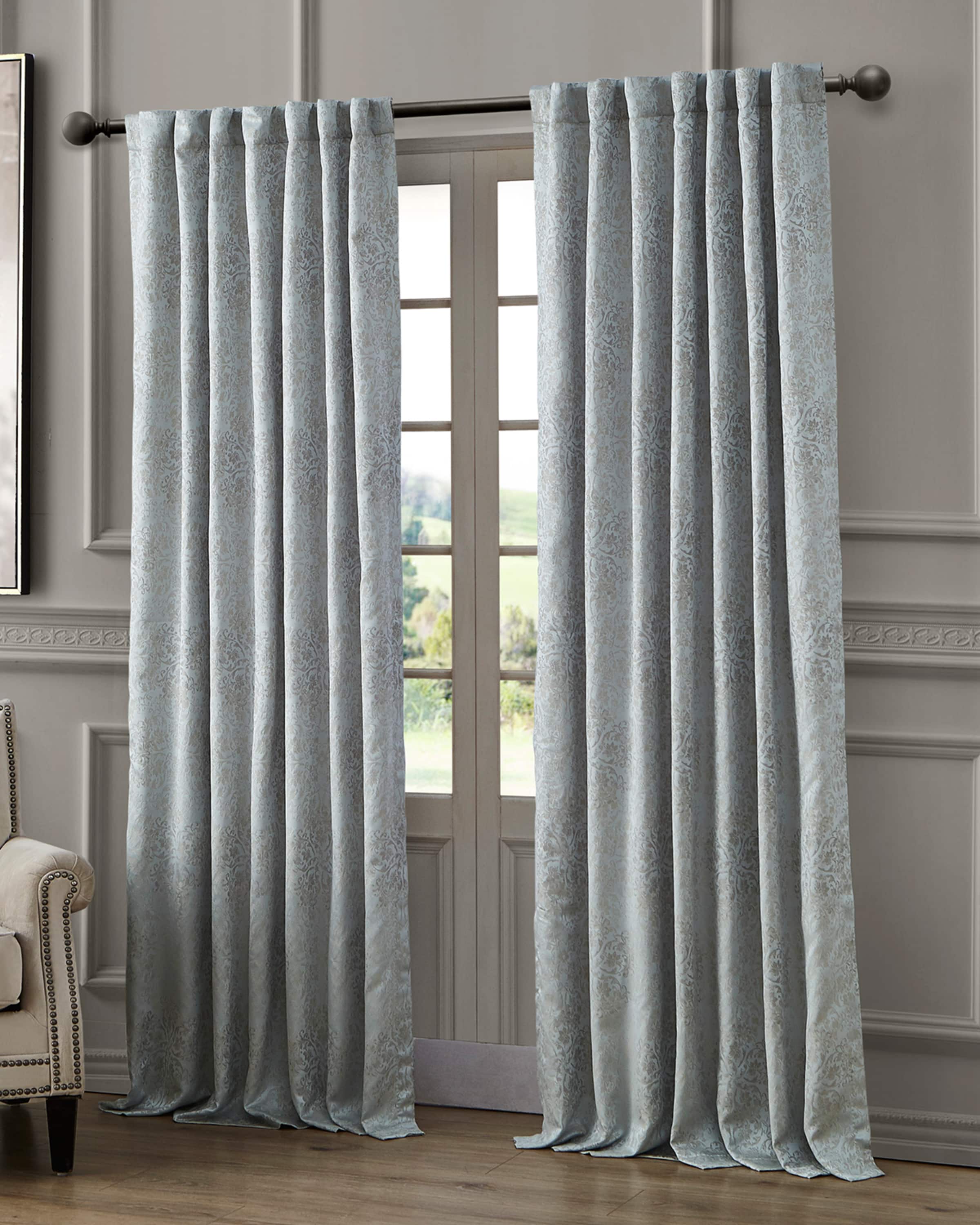 Waterford Delia Back Tab Curtain Panel, 84" and Matching Items ...