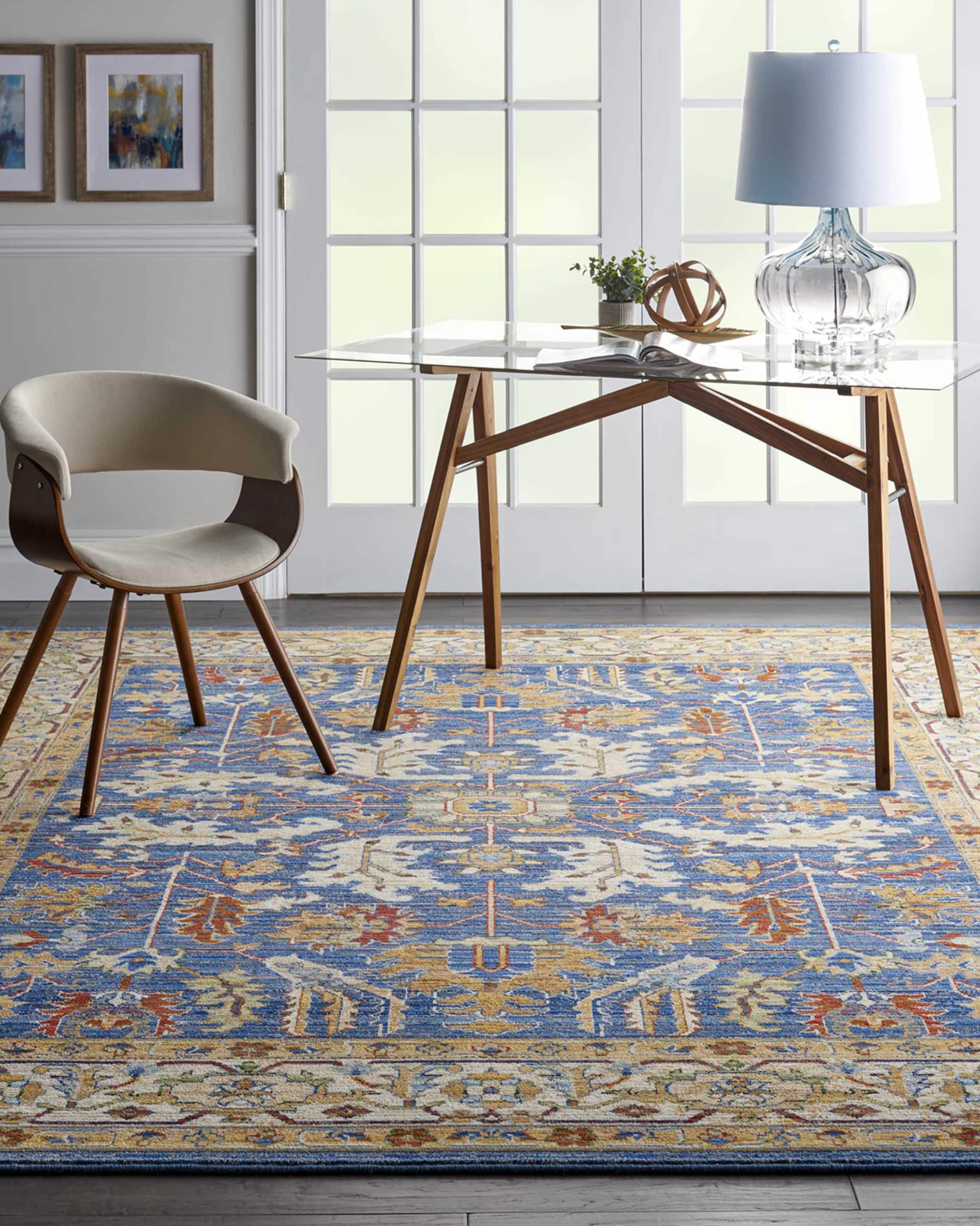Nourison Stefani Loom-Woven Rug & Matching Items | Horchow