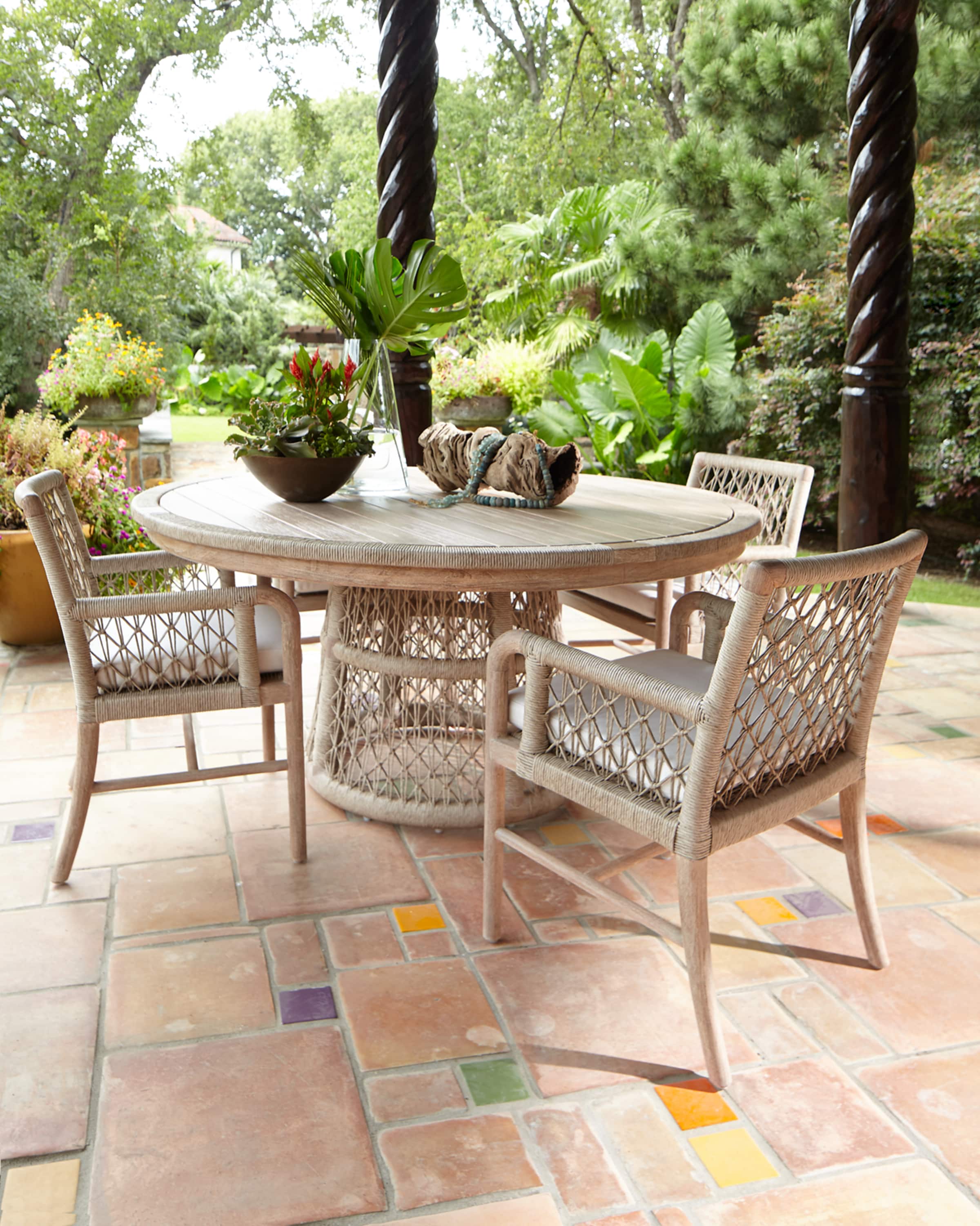 Palecek Montecito Outdoor Dining Tab and Matching Items & Matching ...