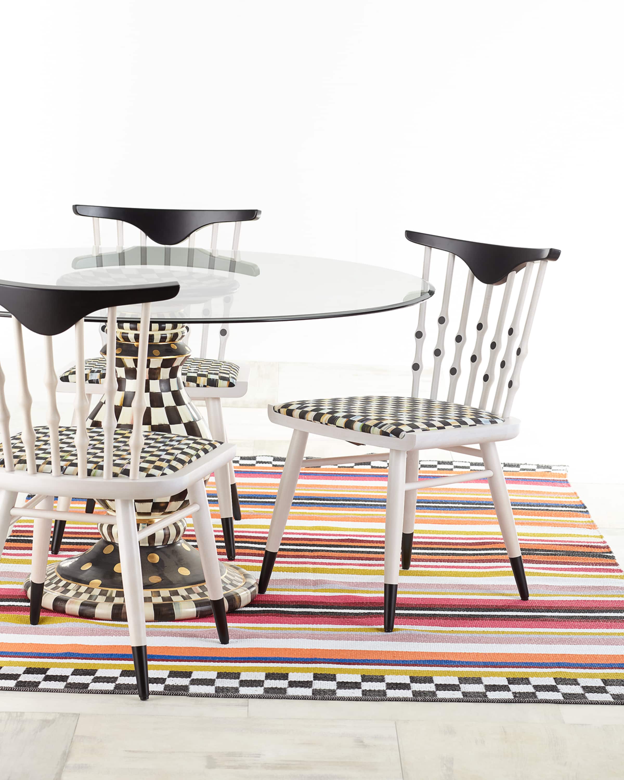 MacKenzie-Childs Musical Chairs Side Chair and Matching Items ...