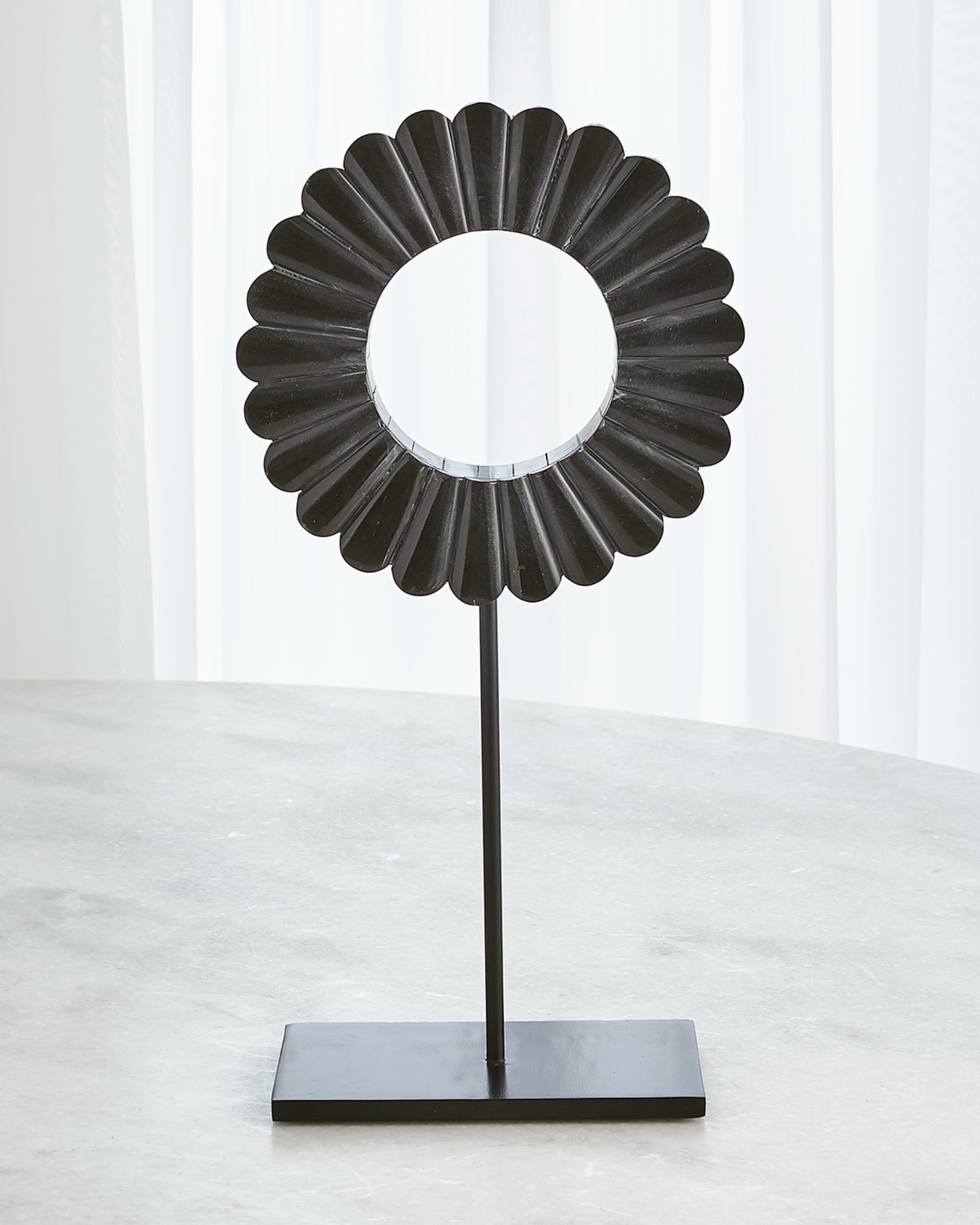 William D Scott for Global Views Large One Layer Mounted Ring Sculpture ...