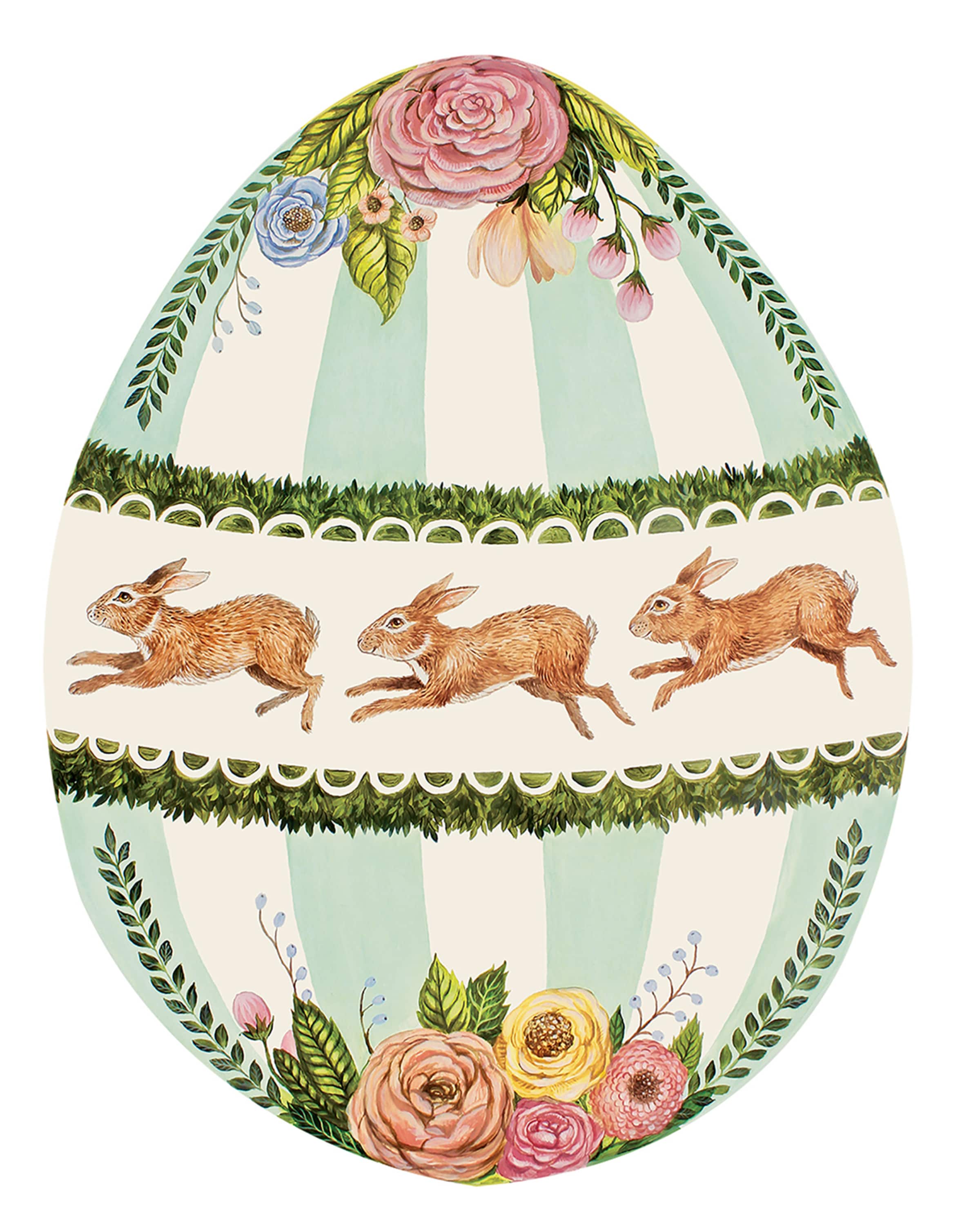 Hester & Cook Boxwood Bunny Egg Placemats and Matching Items & Matching ...