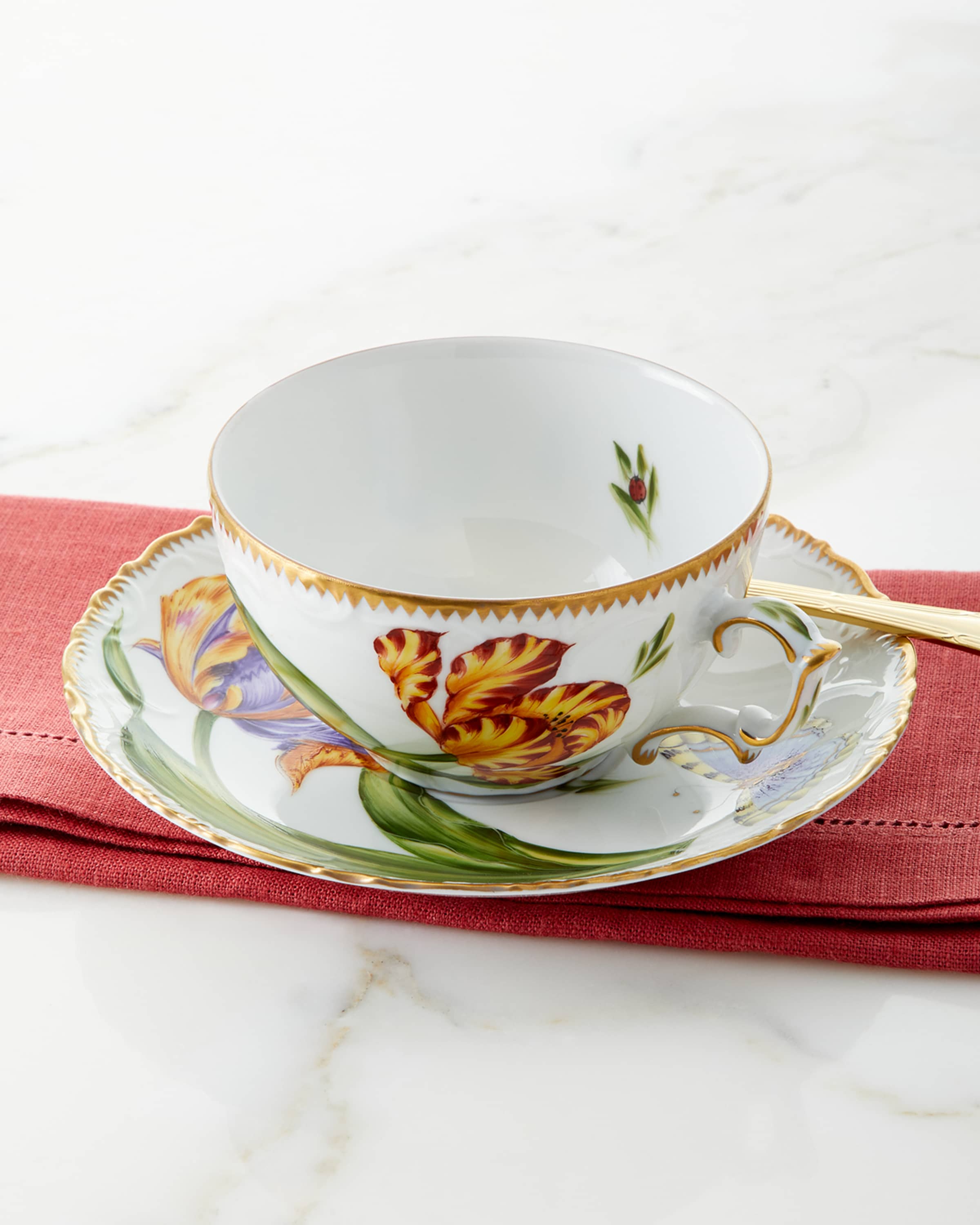 Anna Weatherley Old Master Tulips Dinnerware Collection & Matching ...