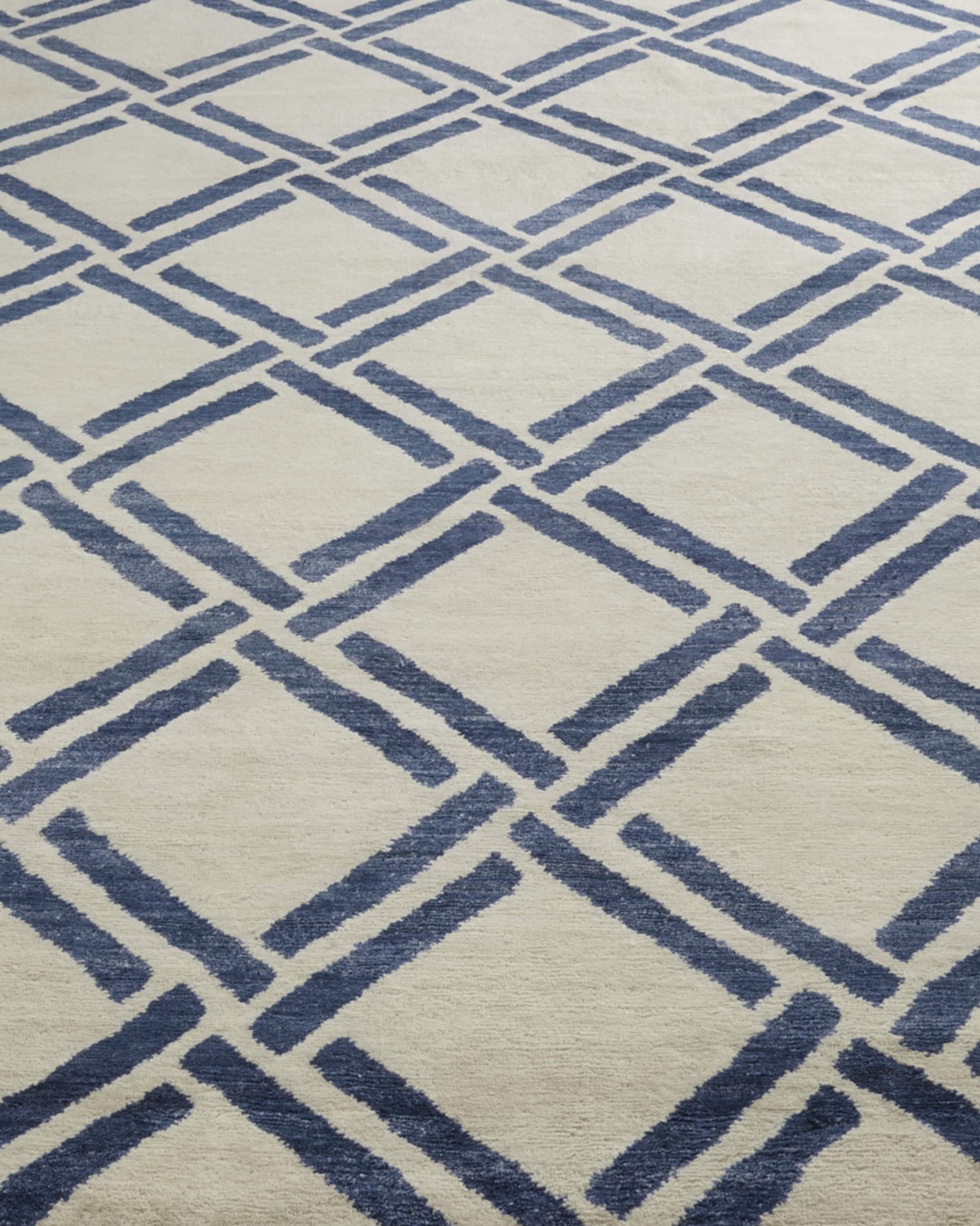 Safavieh Navy Lattice Rug & Matching Items | Horchow
