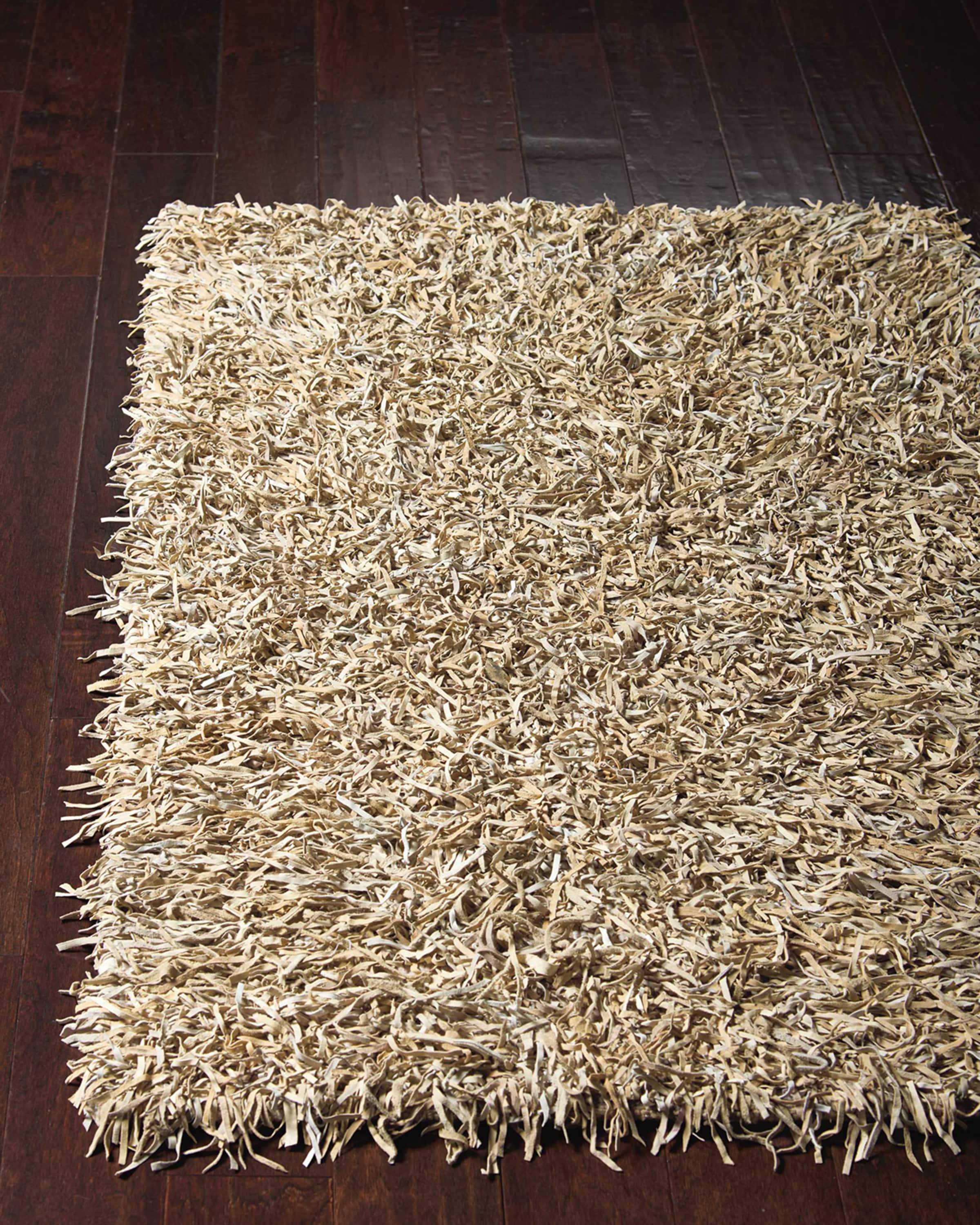 Nourison Bohdi Leather Shag Rug & Matching Items | Horchow