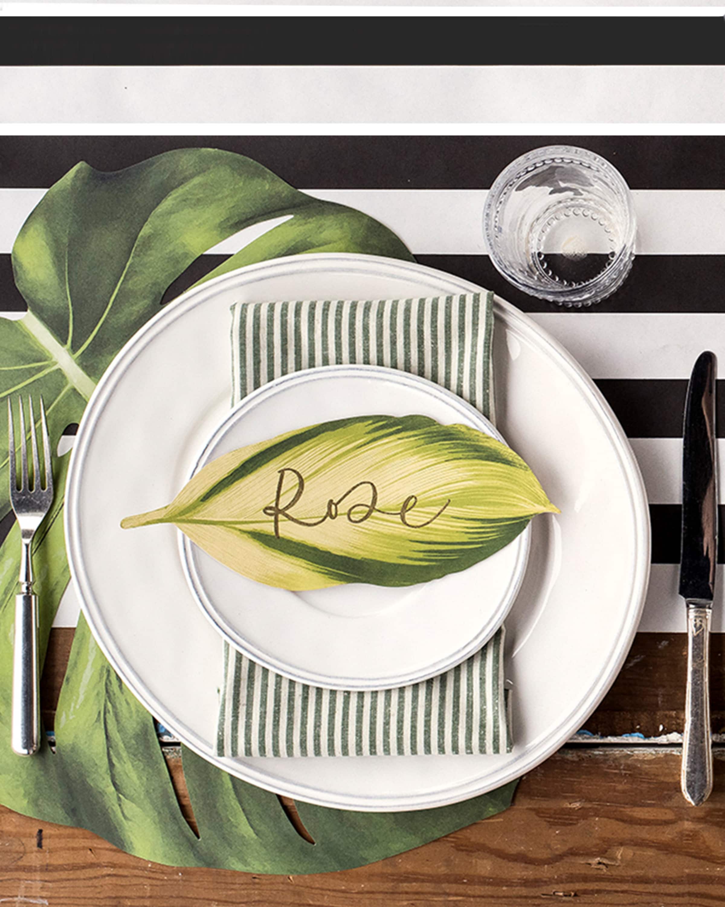 Hester & Cook Tropical Paper Table Setting Decor Collection and ...