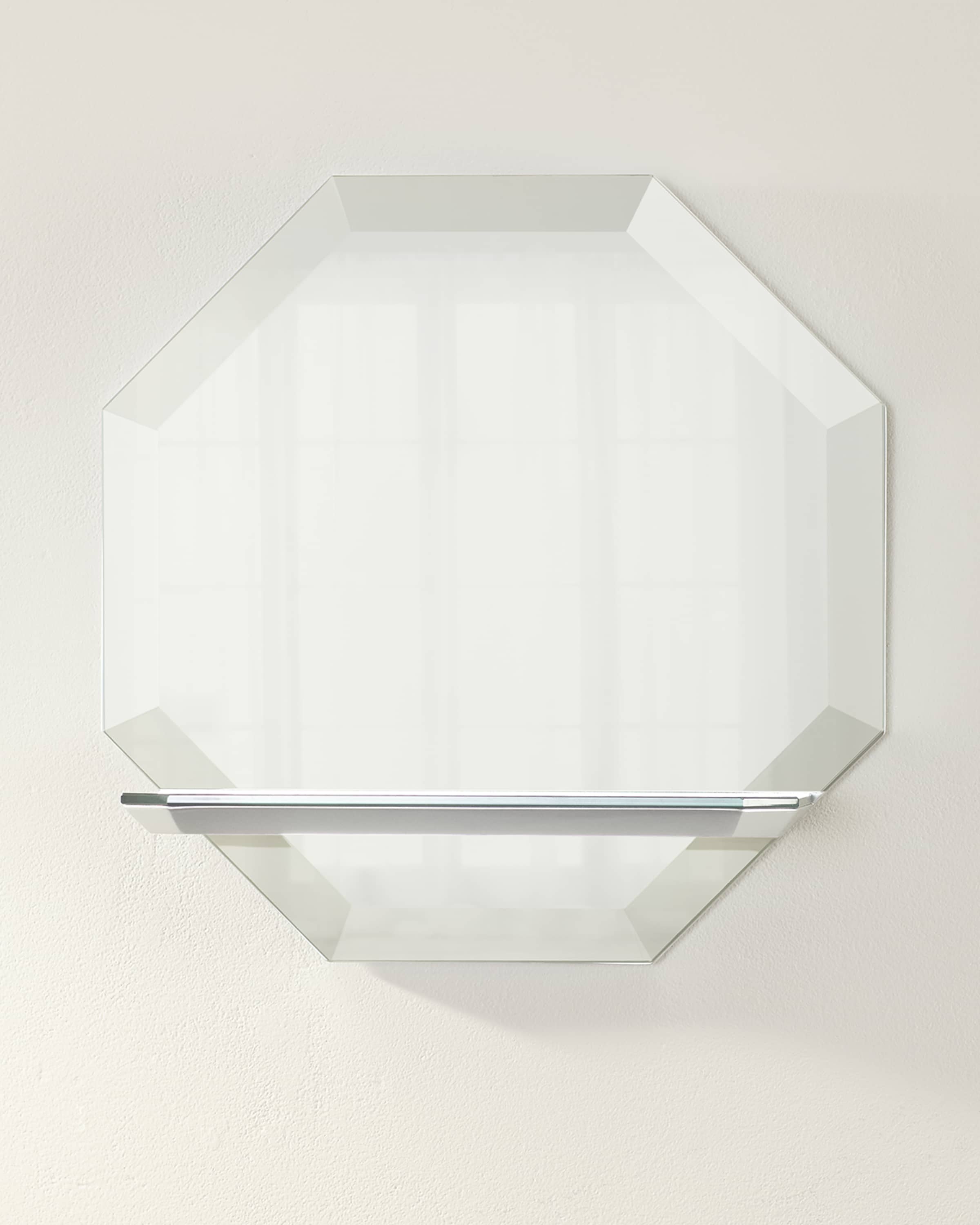 Octagon Wall Shelf Mirror - Vertical and Matching Items & Matching ...