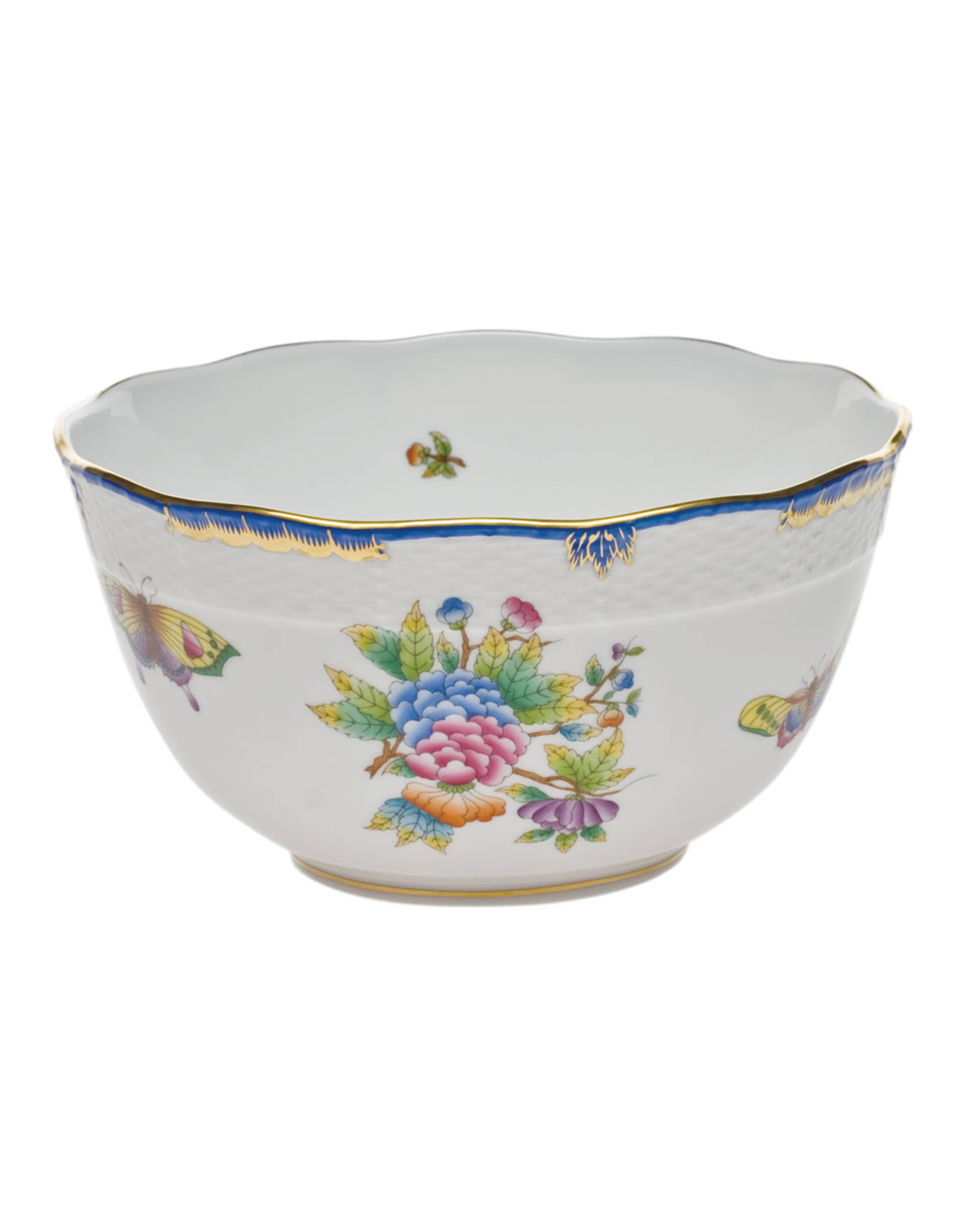 Herend Queen Victoria Blue Dinnerware Collection & Matching Items | Horchow