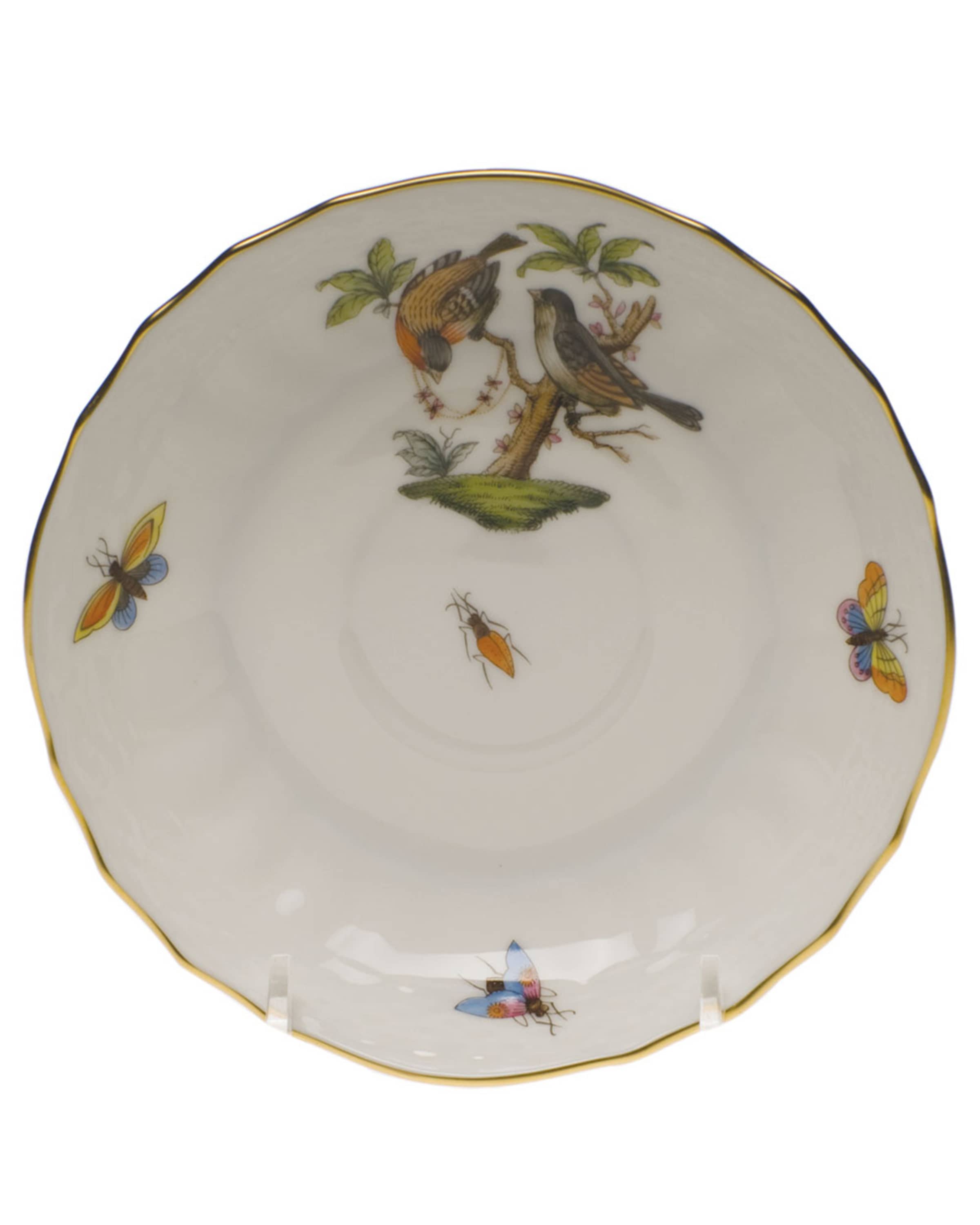Herend Rothschild Bird Motif Dinnerware Collection & Matching Items ...