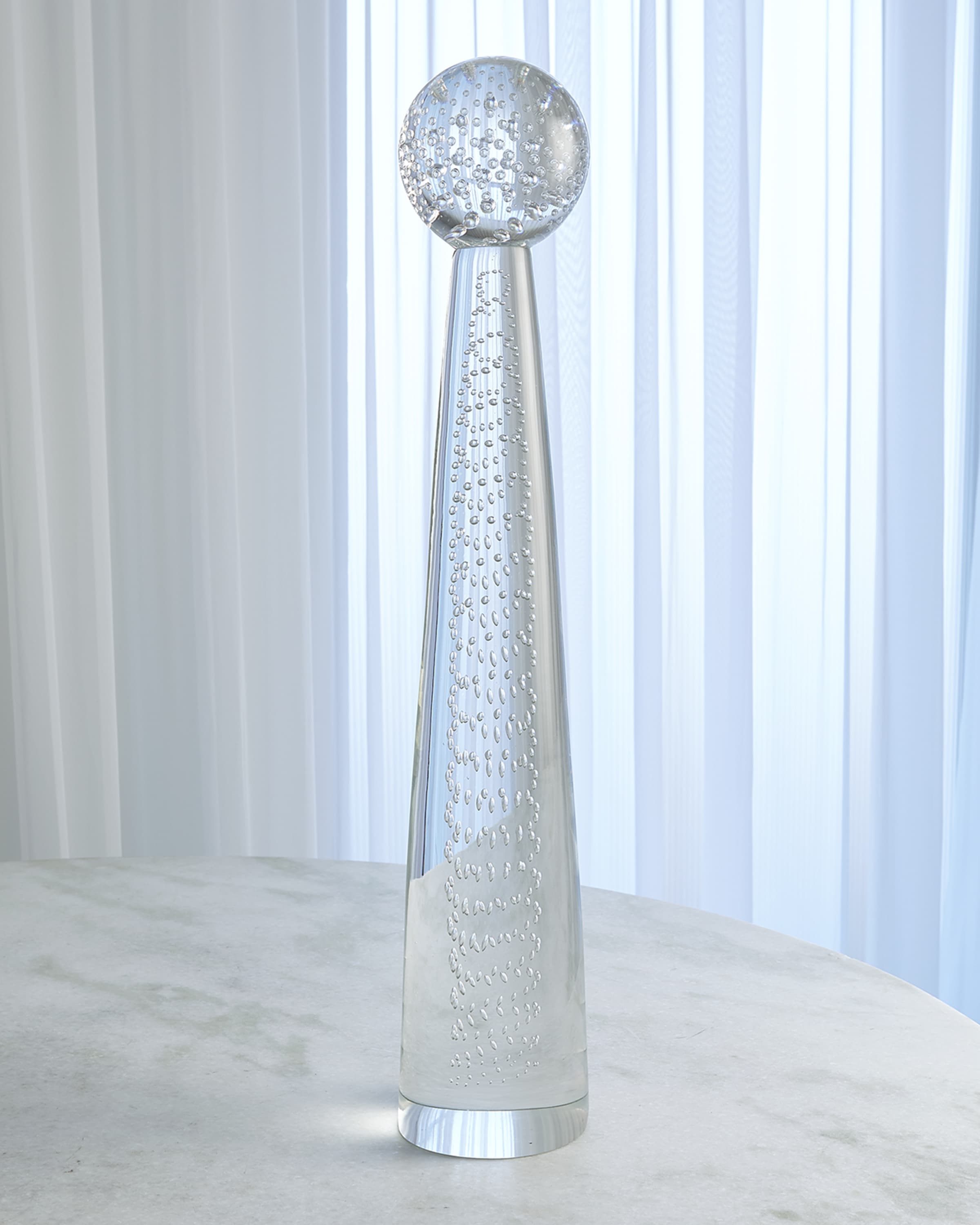 William D Scott for Global Views Large Tower Sphere Bubbles Obelisk and ...