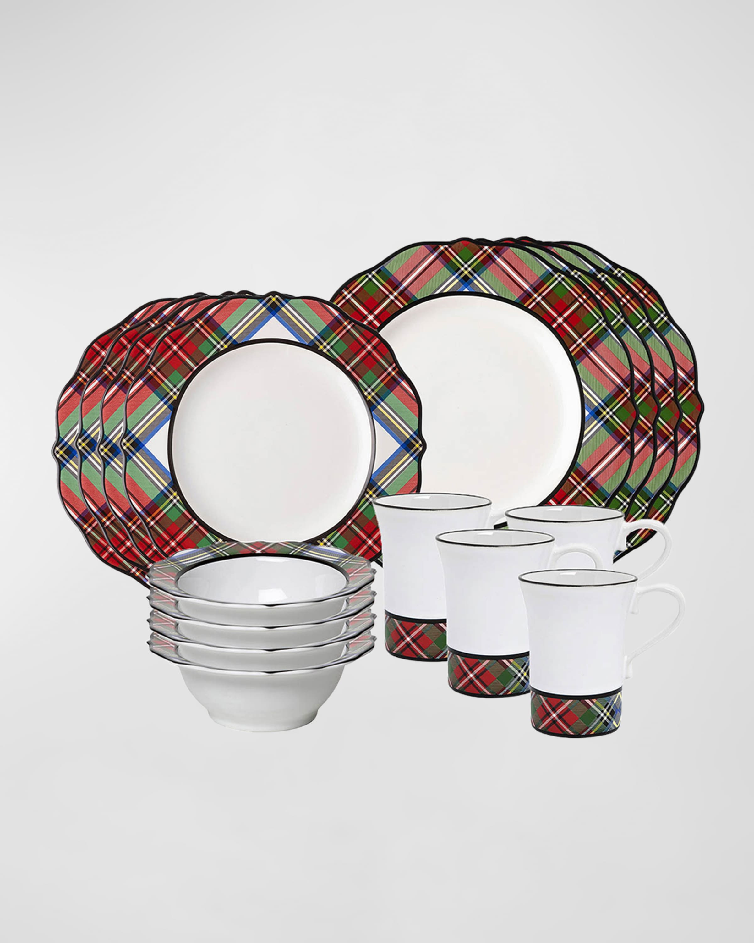 Juliska Stewart Tartan Dinnerware Collection & Matching Items | Horchow