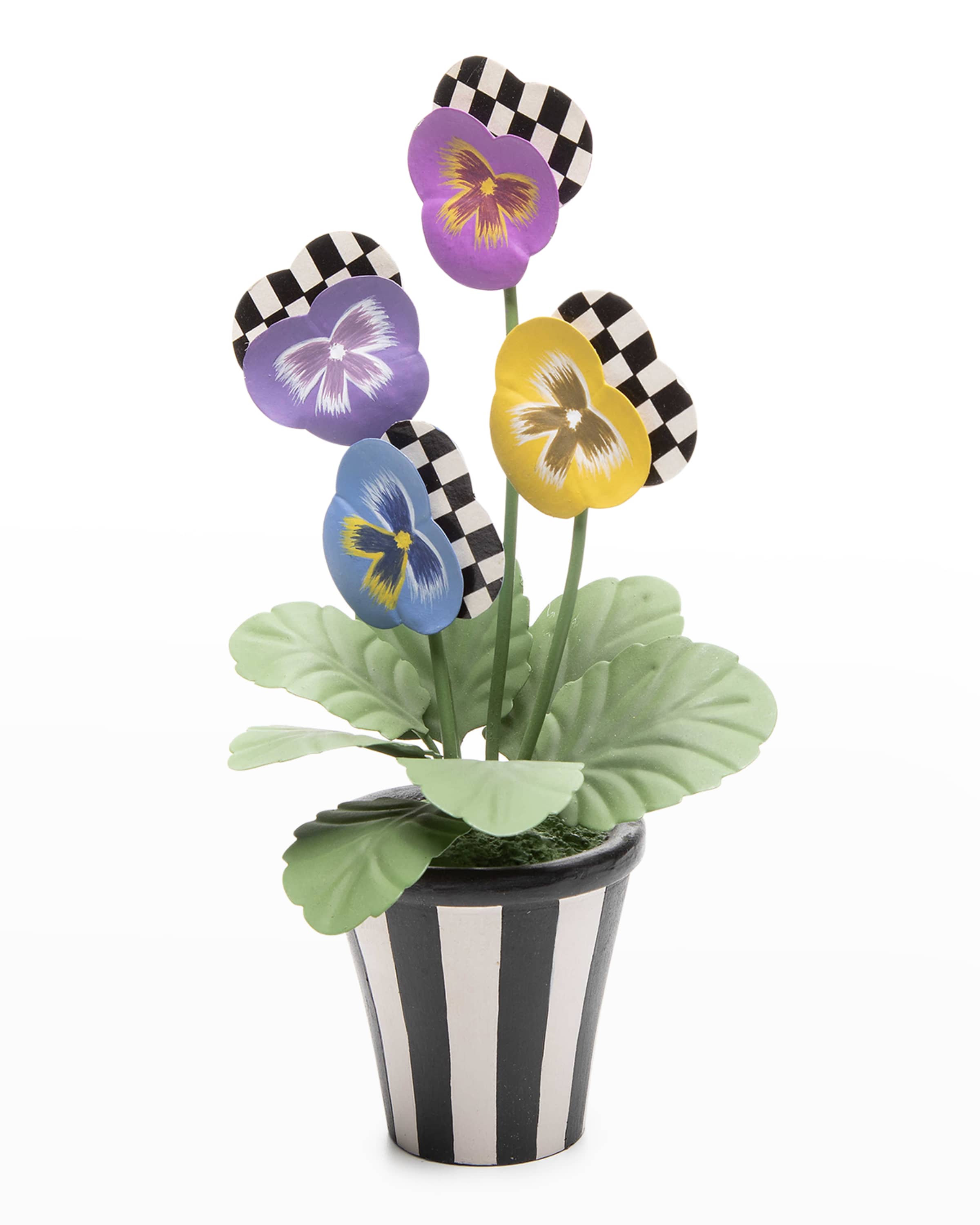 MacKenzie-Childs Courtly Check Flower Arrangements & Matching Items ...