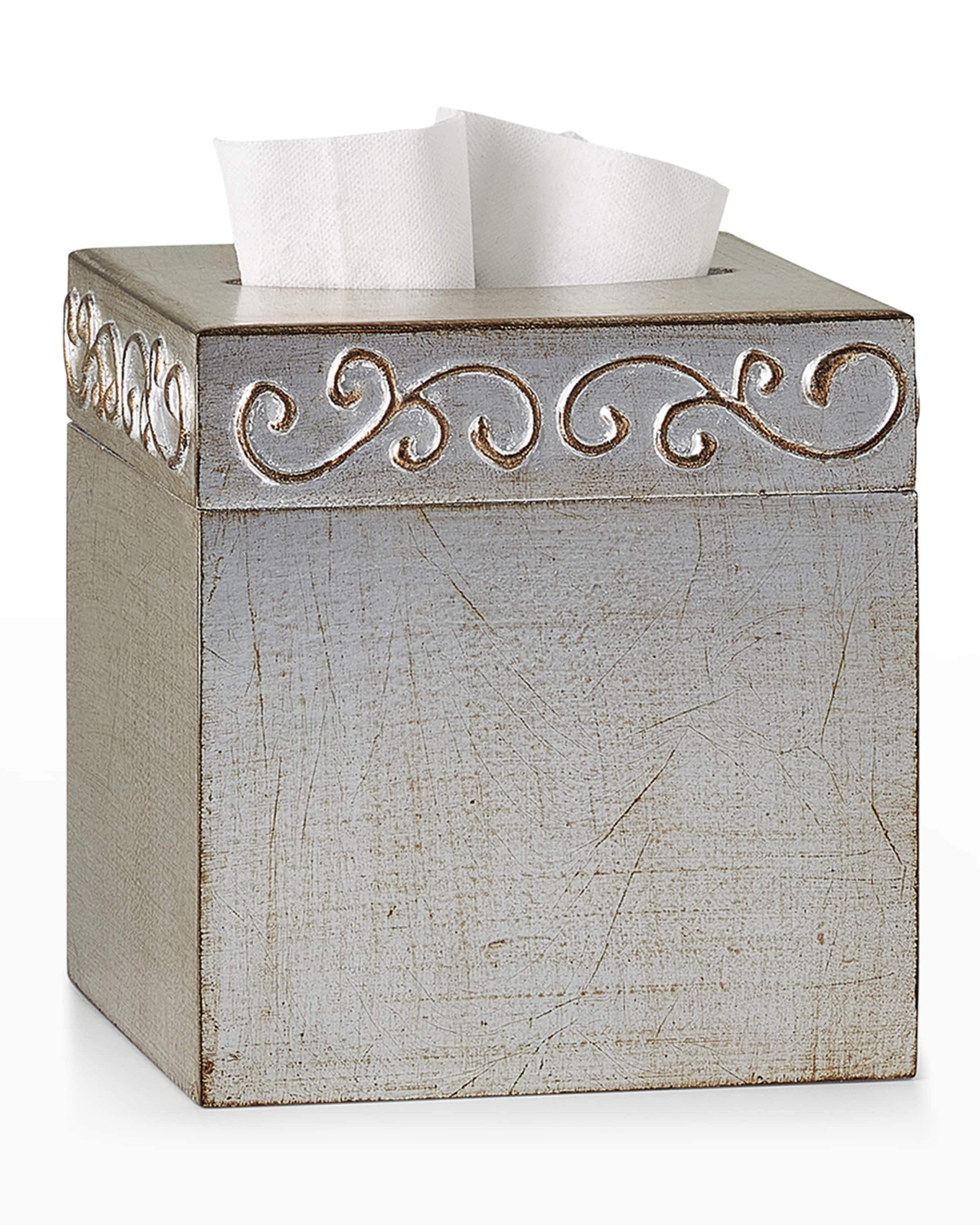 Labrazel Scroll Silver Bath Accessories Collection & Matching Items ...