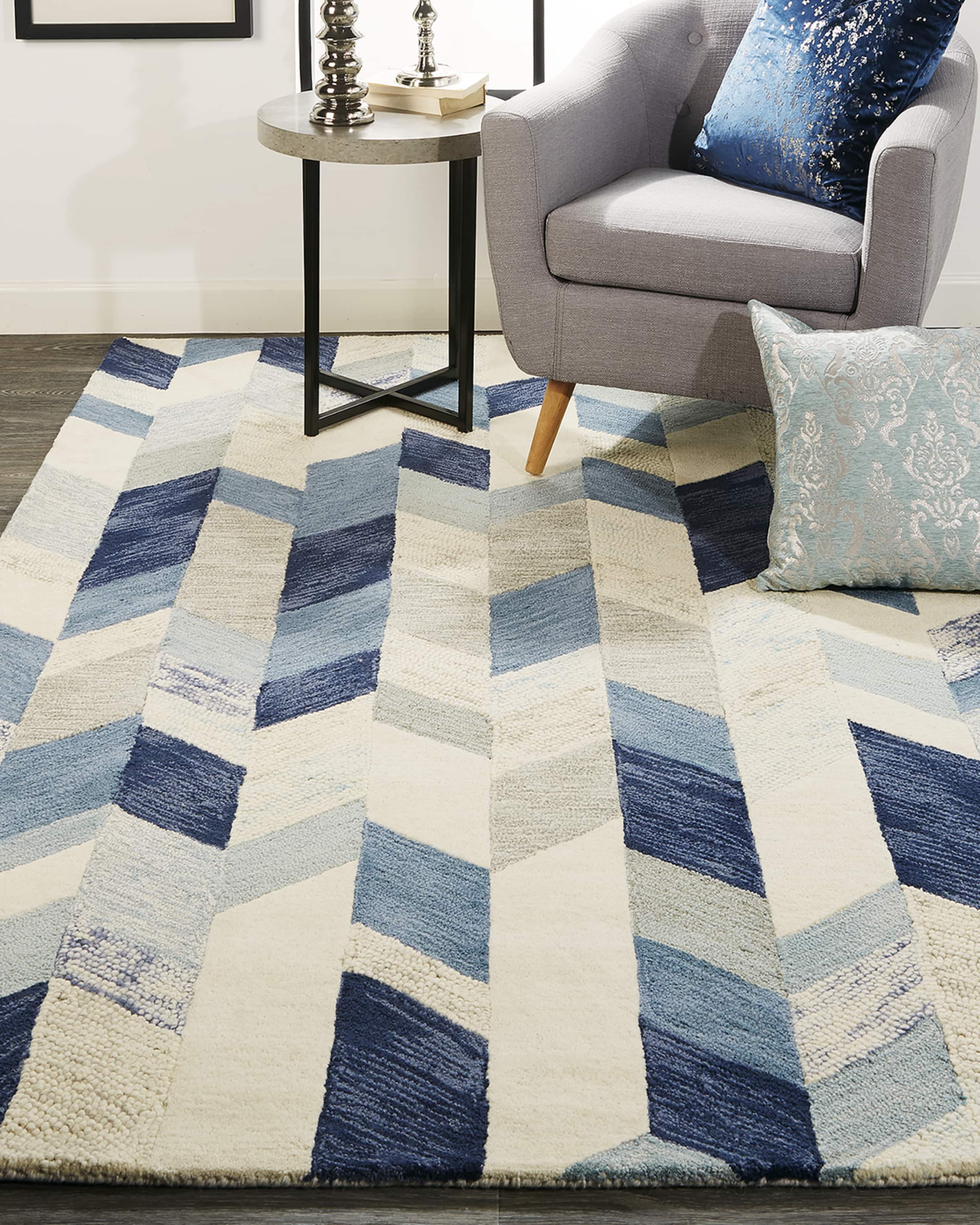 Weave & Wander Binada Tufted Graphic Chevron Rug Collection HC & Matching Items | Horchow
