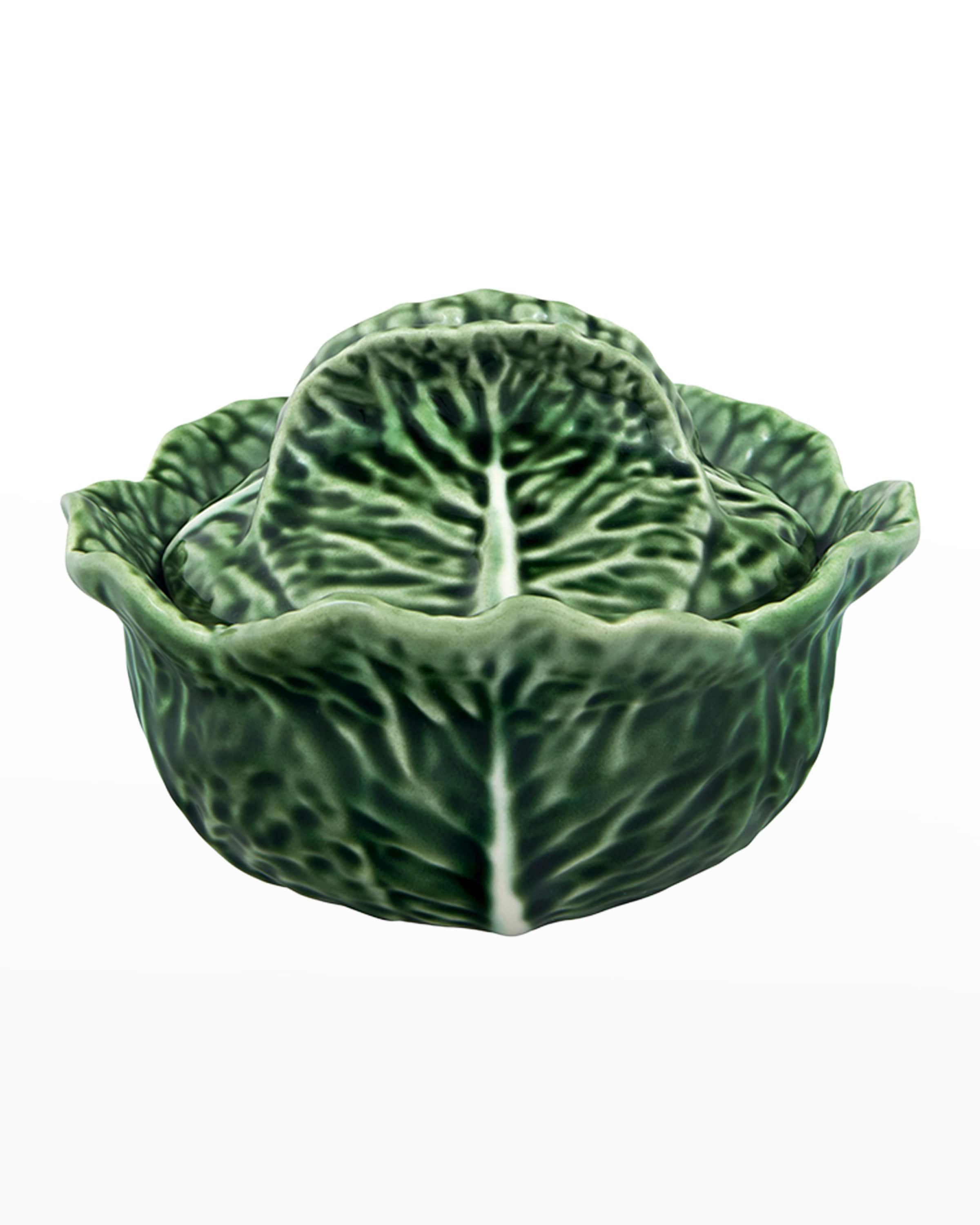 Bordallo Pinheiro Green Cabbage Dinnerware Collection & Matching Items ...