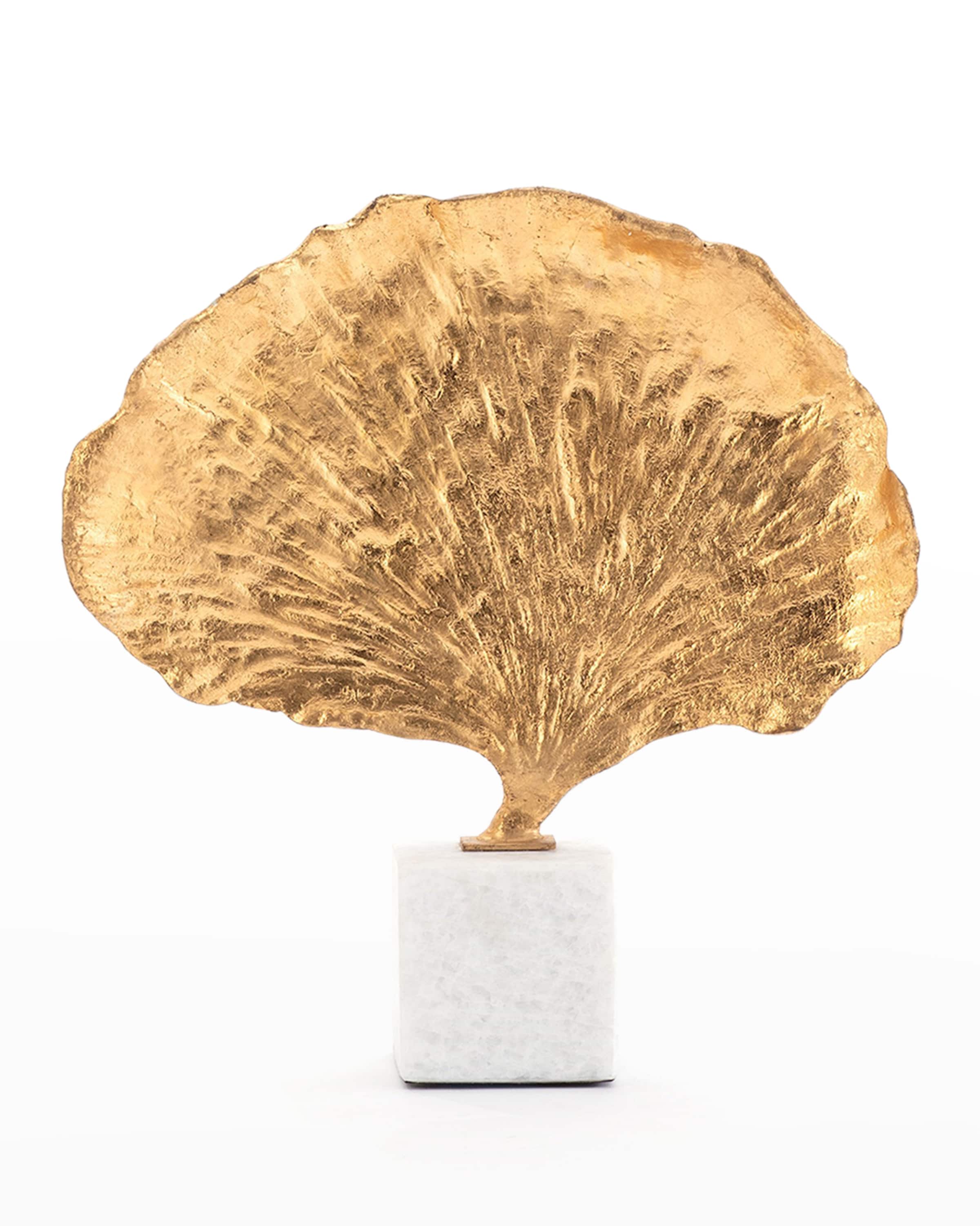 William D Scott for Global Views Leaf Sculpture Set & Matching Items ...