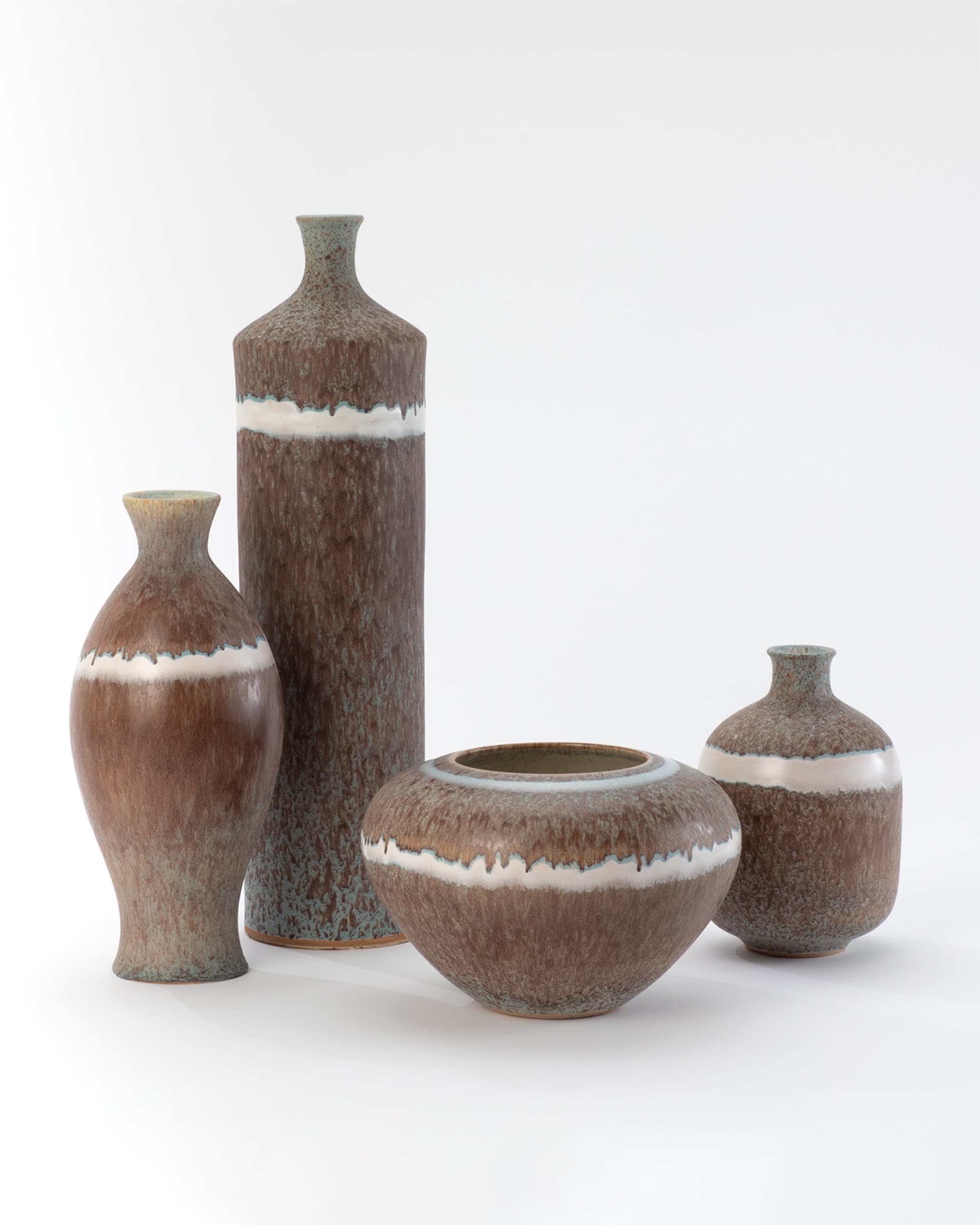 William D Scott for Global Views Tucson Striped Mix Vases & Matching ...