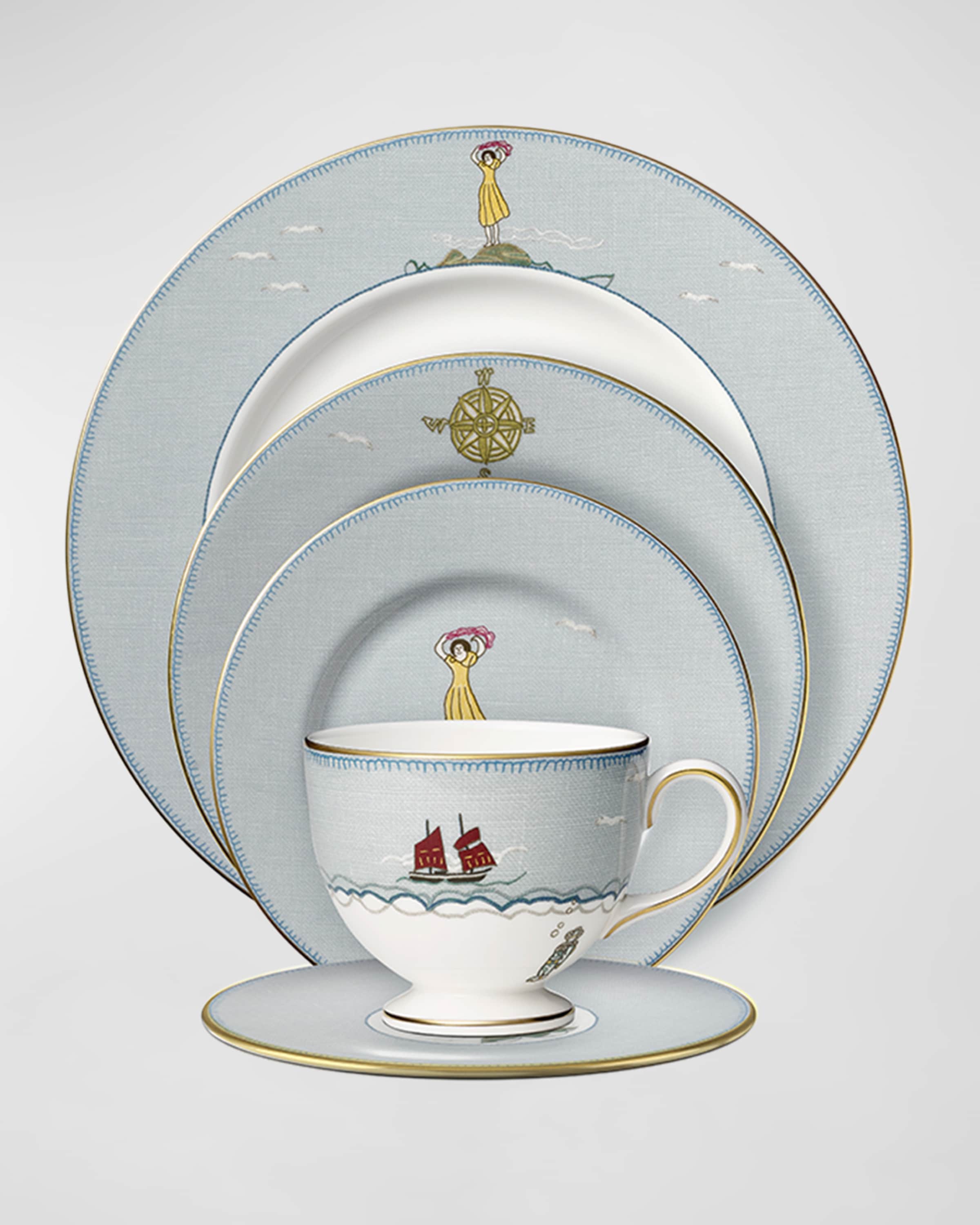 Wedgwood Sailor's Farewell Dinnerware Collection & Matching Items | Horchow
