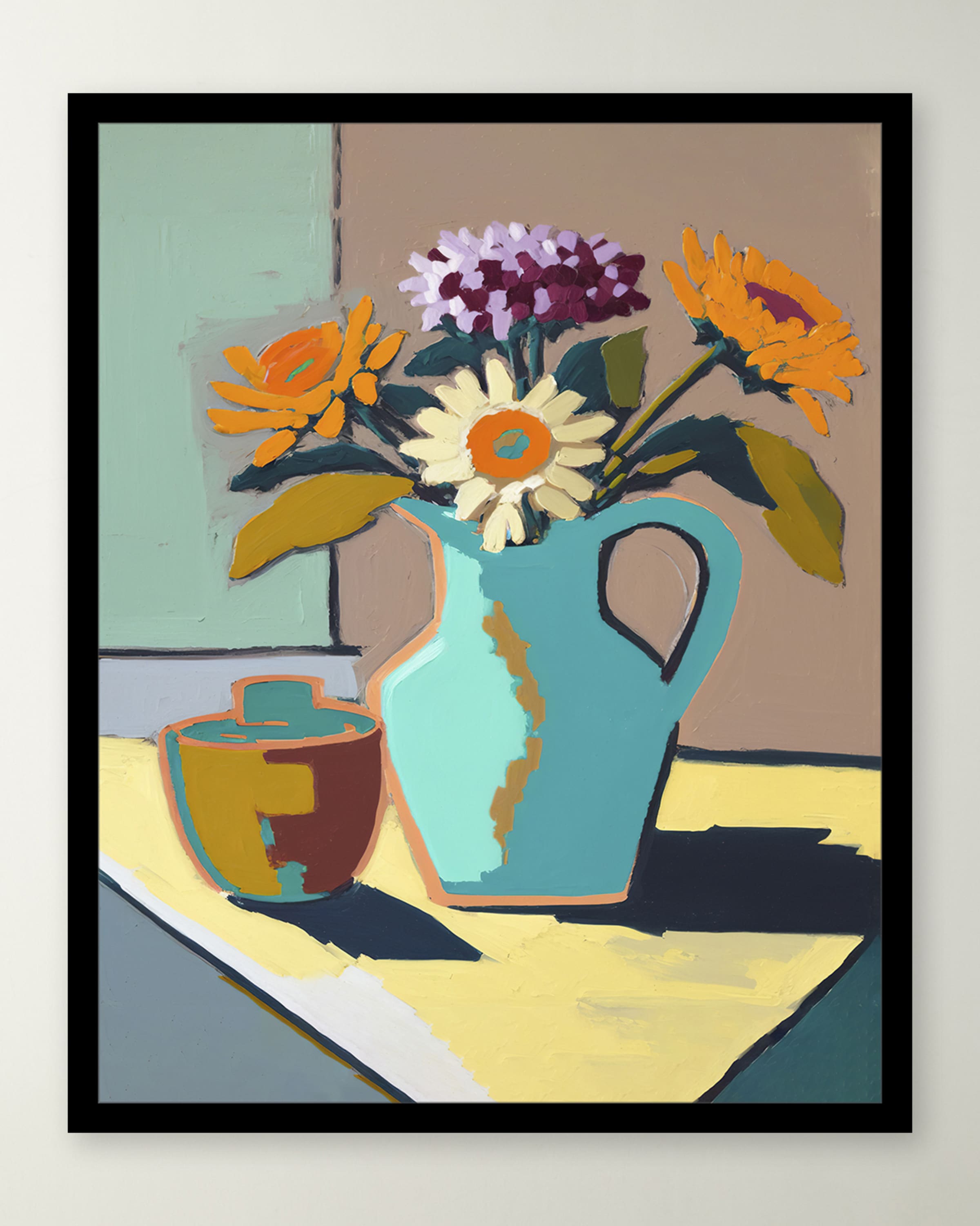 Prestige Arts "Retro Blooms" Giclee Wall Art Collection & Matching ...