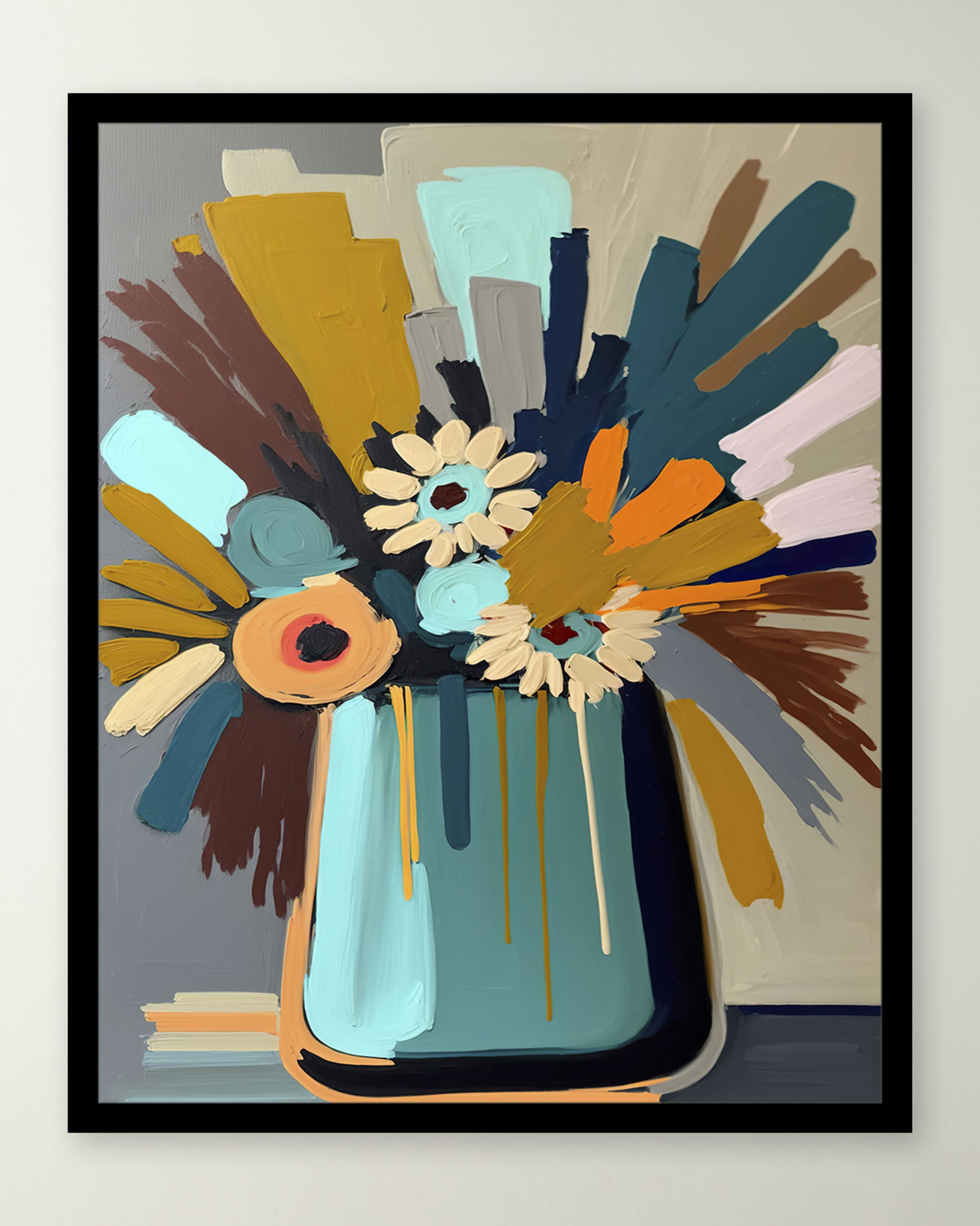 Prestige Arts "Retro Blooms" Giclee Wall Art Collection & Matching ...