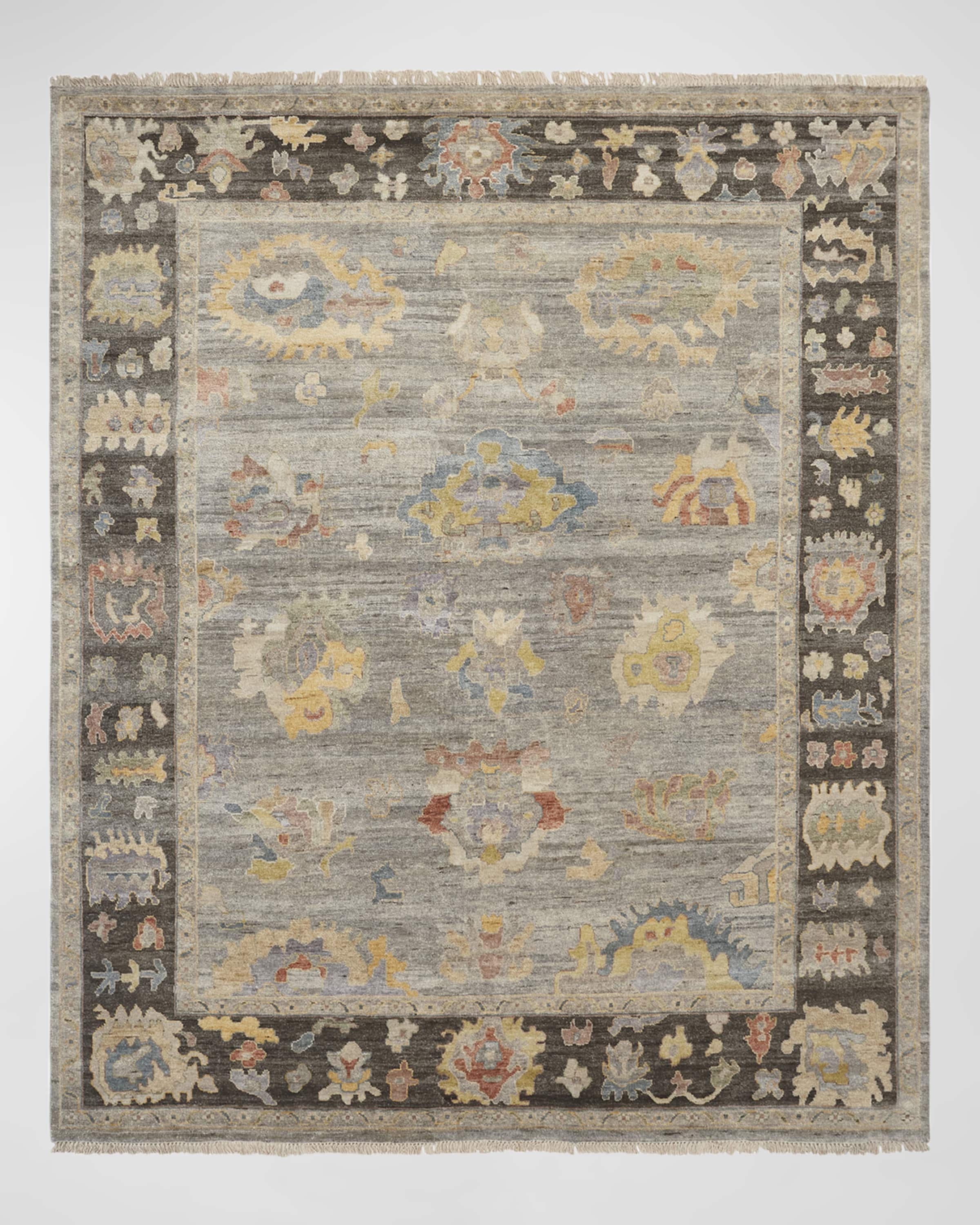 Haven & Loom Eleanor Gray Traditional Rug Collection & Matching Items ...