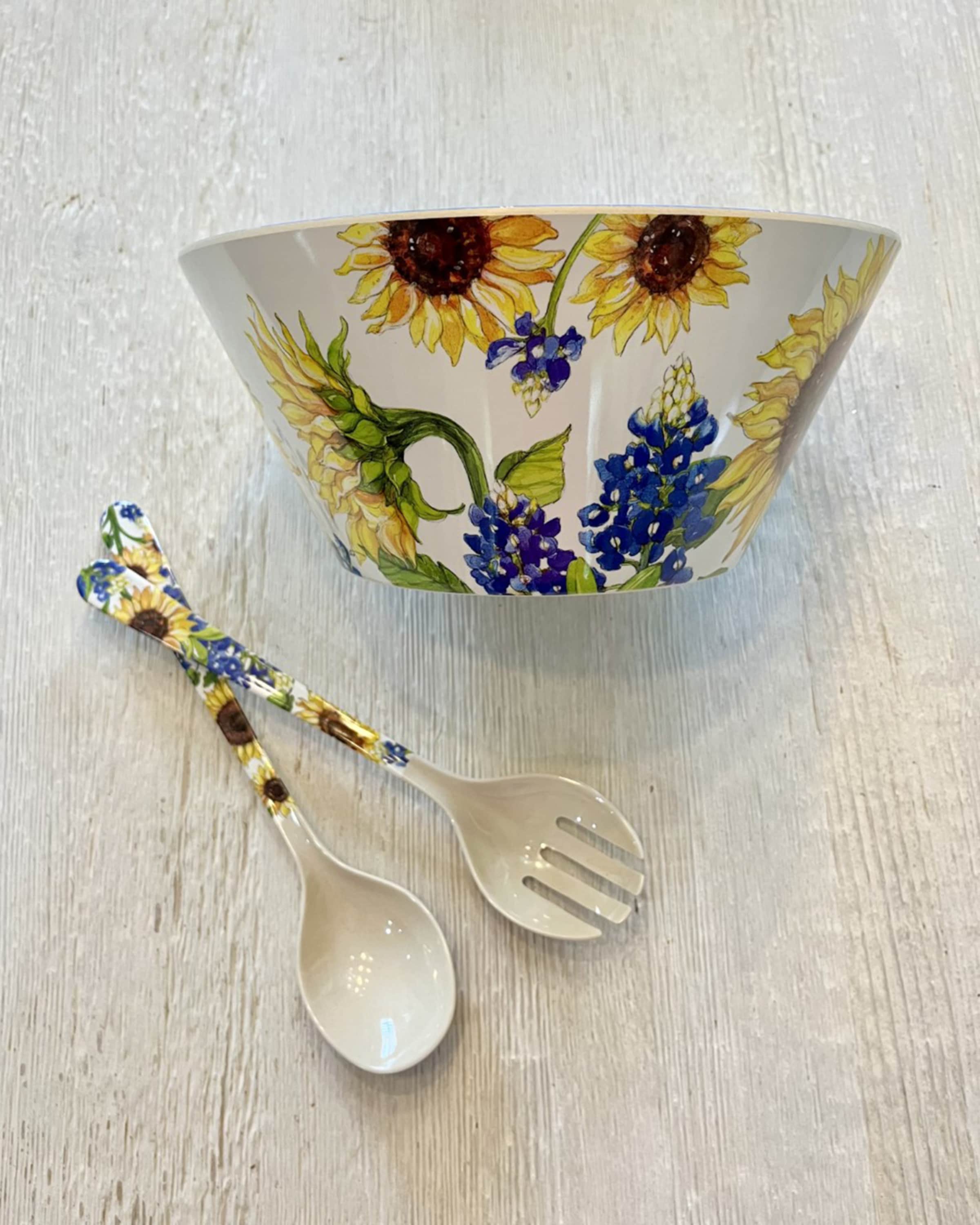 Bamboo Table Sunflower Dinnerware Collection & Matching Items | Horchow