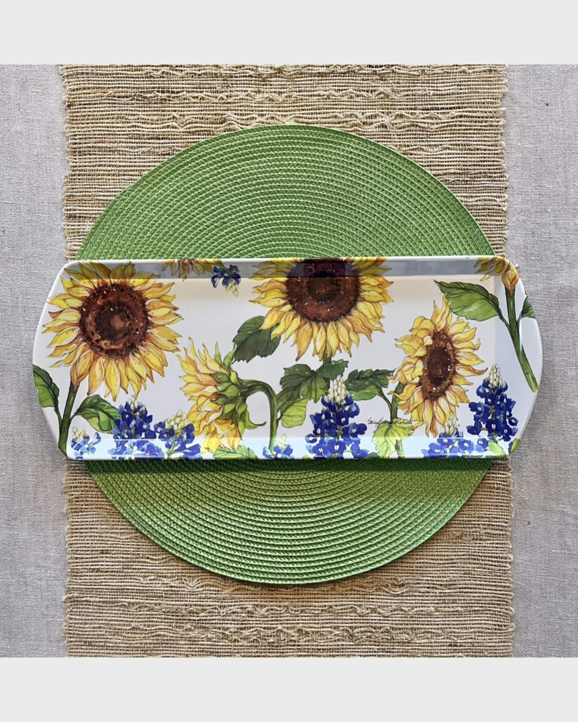 Bamboo Table Sunflower Dinnerware Collection & Matching Items | Horchow